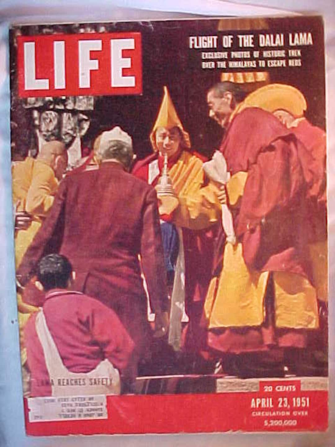 April 23, 1951 LIFE Magazine With Dalai Lama on the Cover Has 168 Pages ...