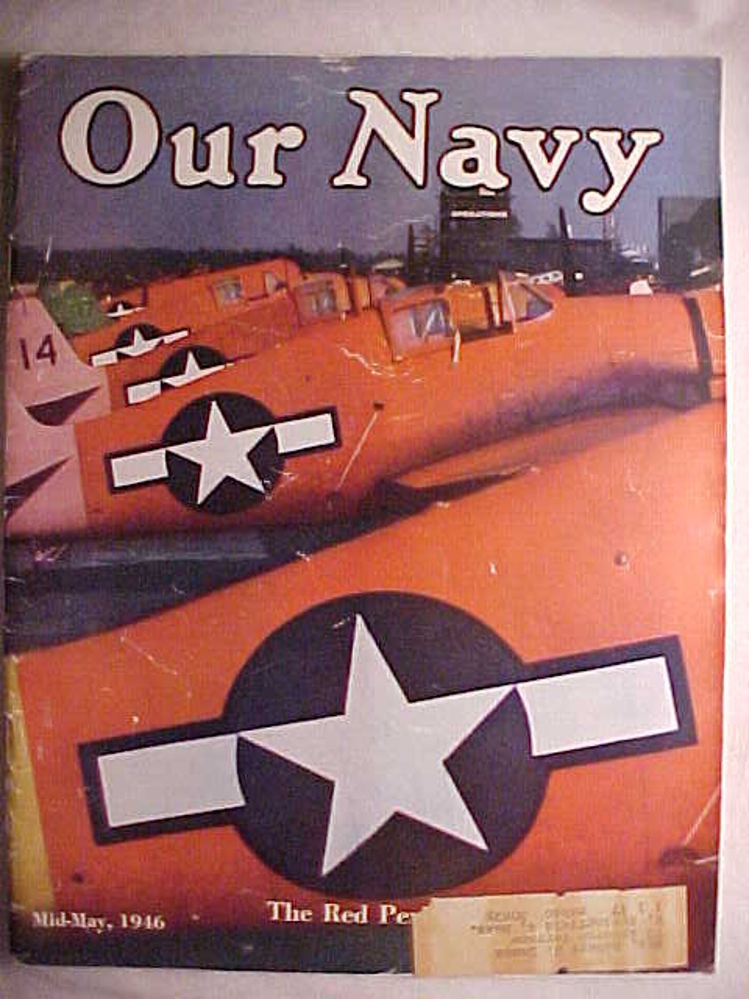Mid May 1946 Our Navy Magazine With the Red Perils by Perry Wood Cover ...