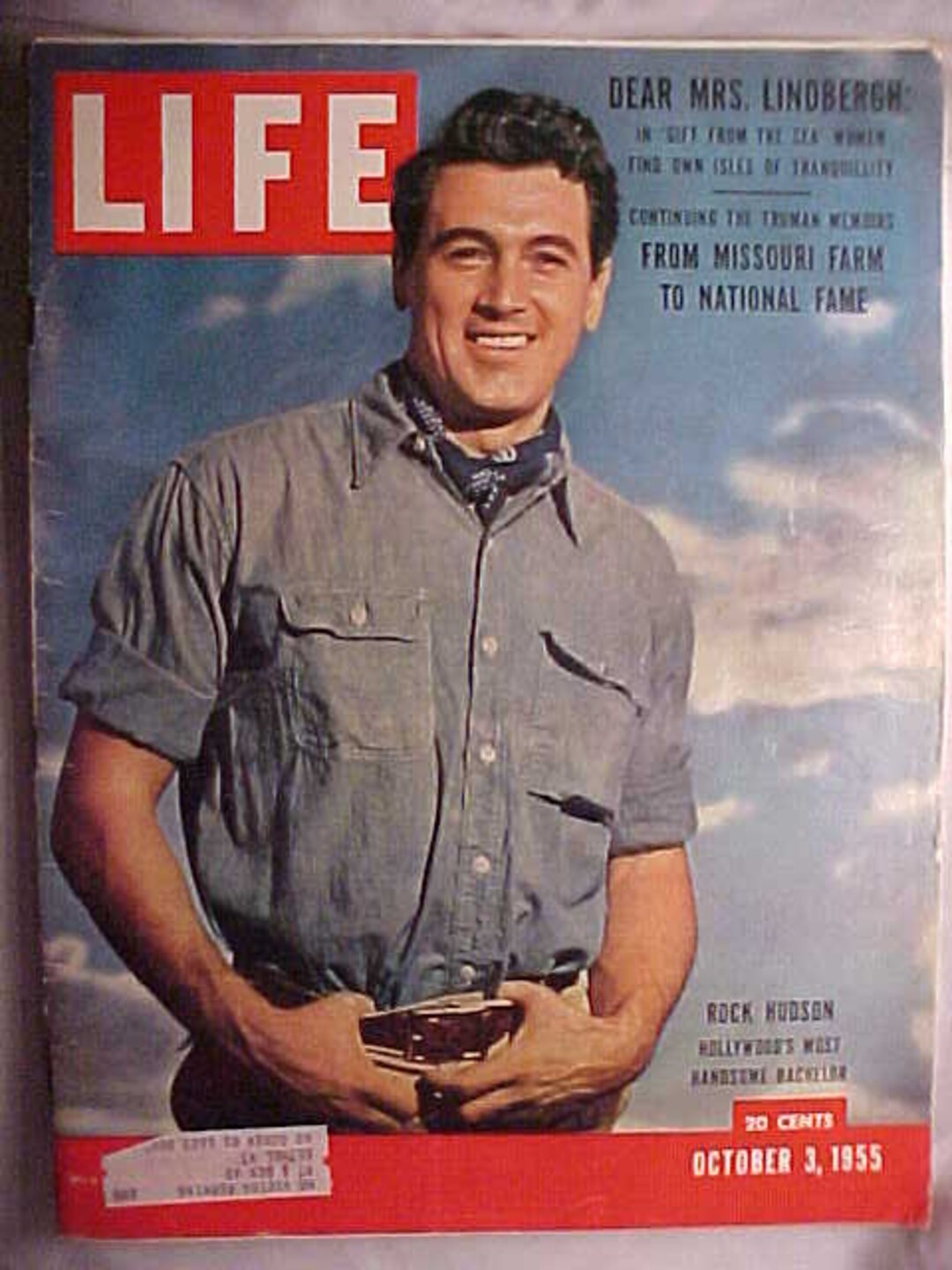 October 3, 1955 LIFE Magazine With Rock Hudson on the Cover Has 148 ...