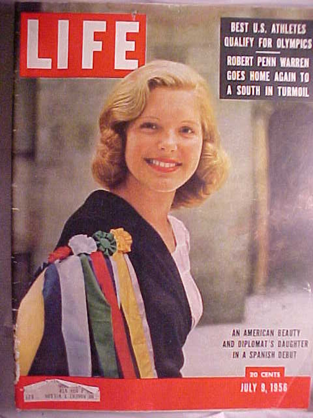 July 9, 1956 LIFE Magazine With Beatrice Lodge on the Cover Has 120 ...