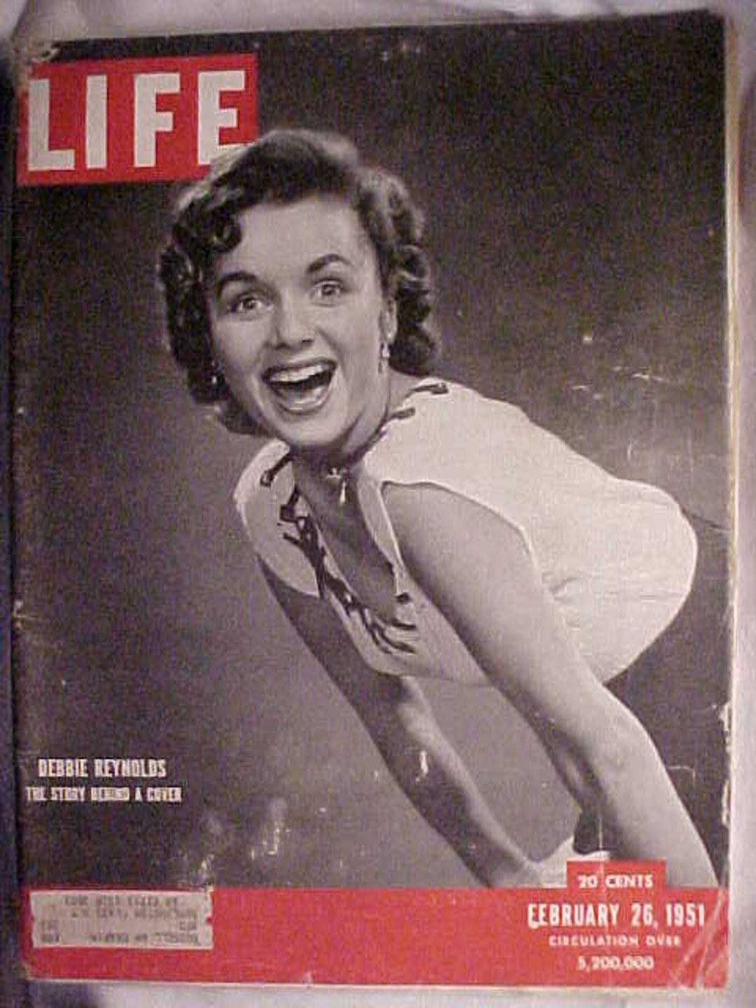 February 26, 1951 LIFE Magazine With Debbie Reynolds on the Cover Has ...