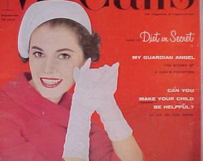 September 1957 Mccall's Magazine With Cover Art by Carmen Schiavone ...