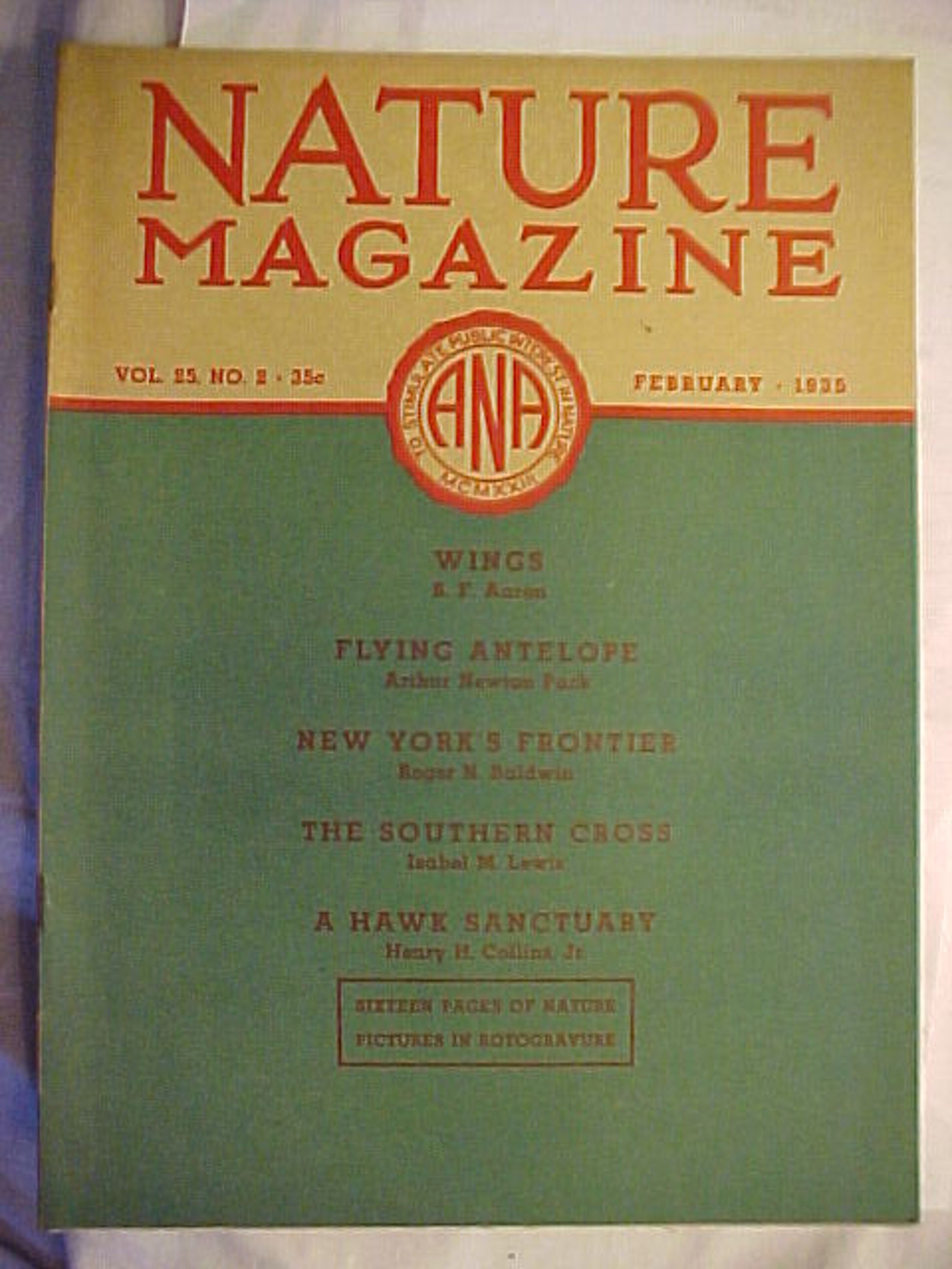 February 1935 Nature Magazine Fully Illustrated Has 47 Pages - Etsy