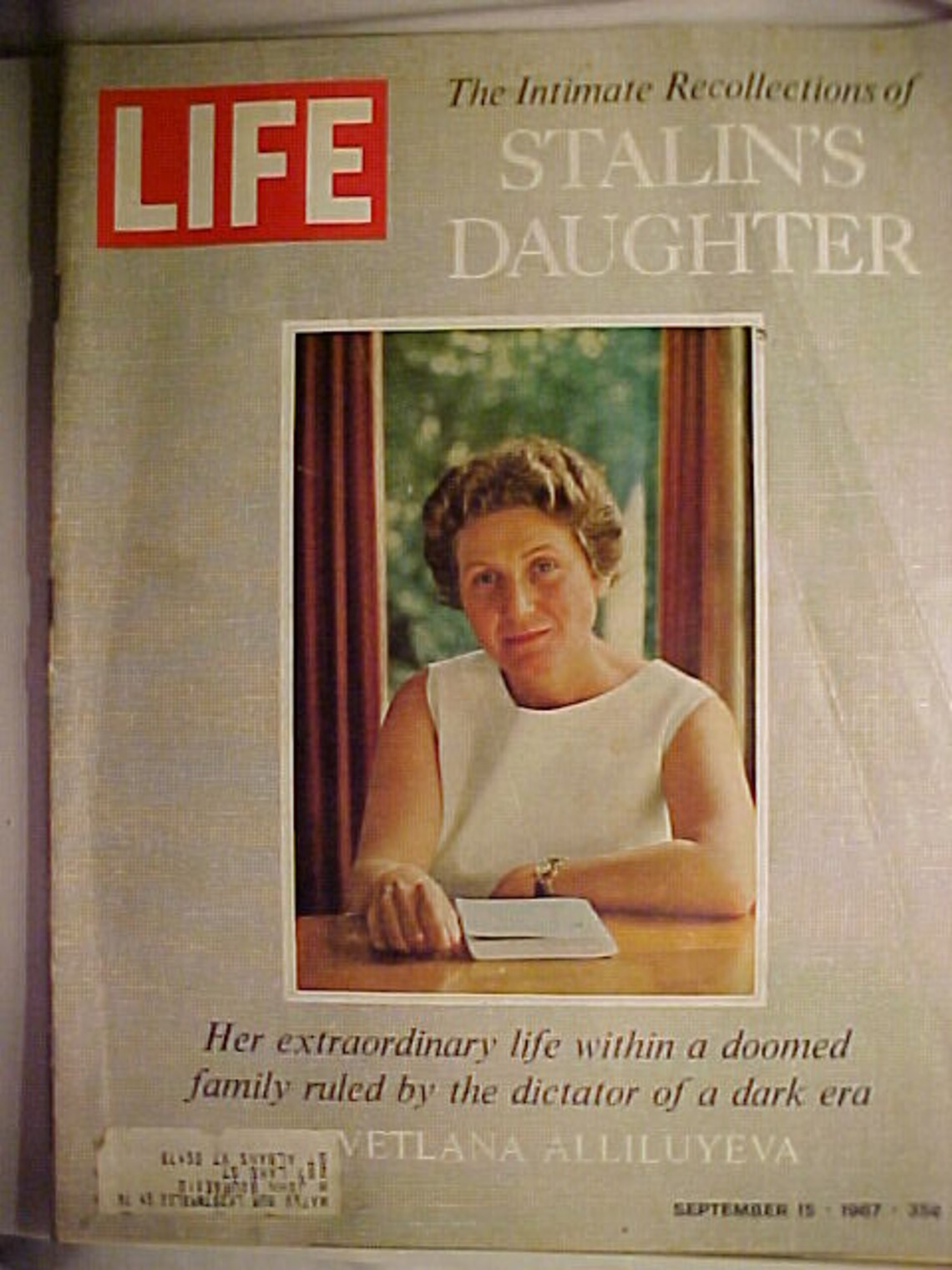 September 15 1967 LIFE Magazine With Stalin's Daughter on | Etsy