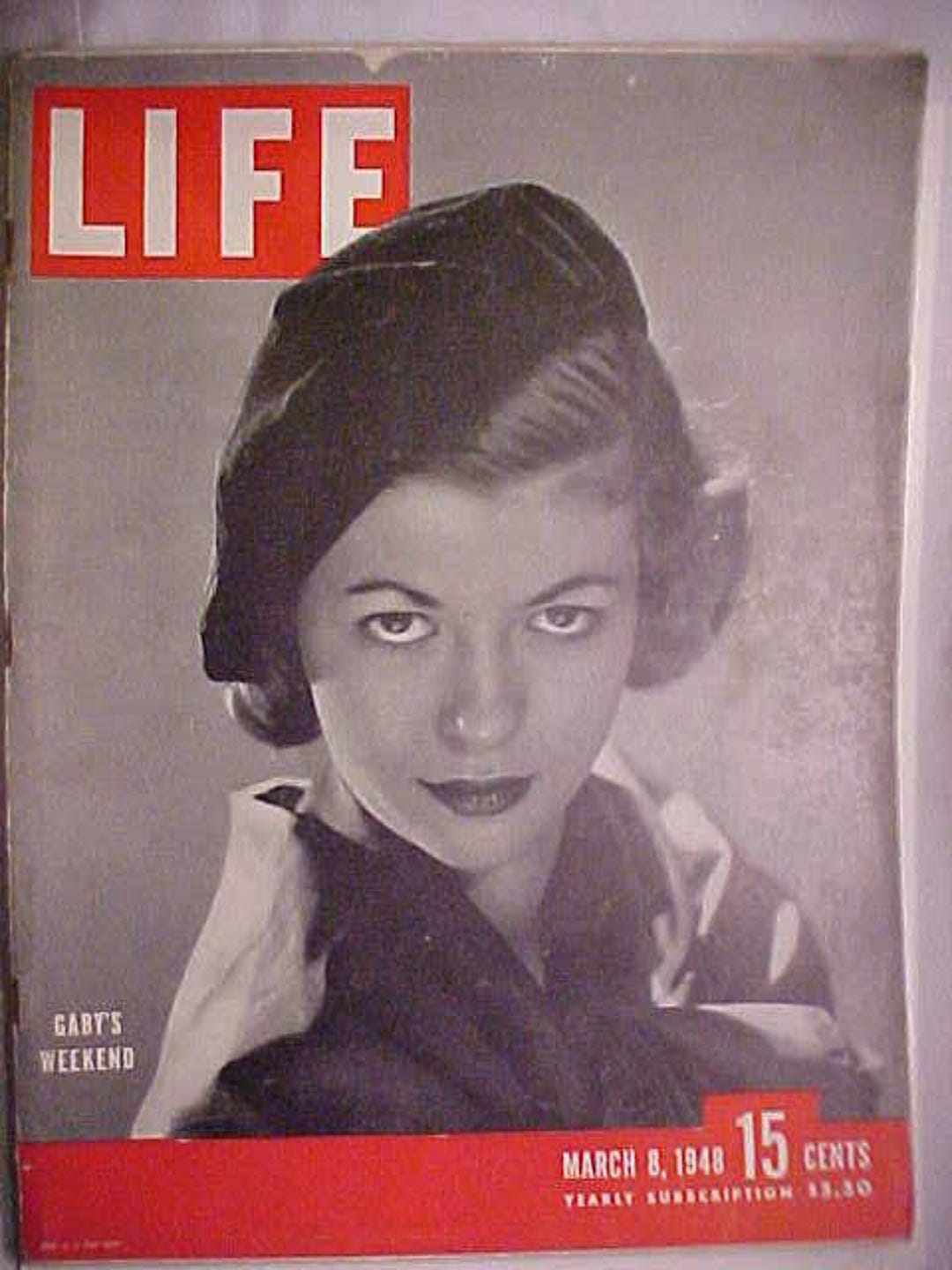 March 8, 1948 LIFE Magazine With Gaby Bouche on the Cover Has 152 Pages ...
