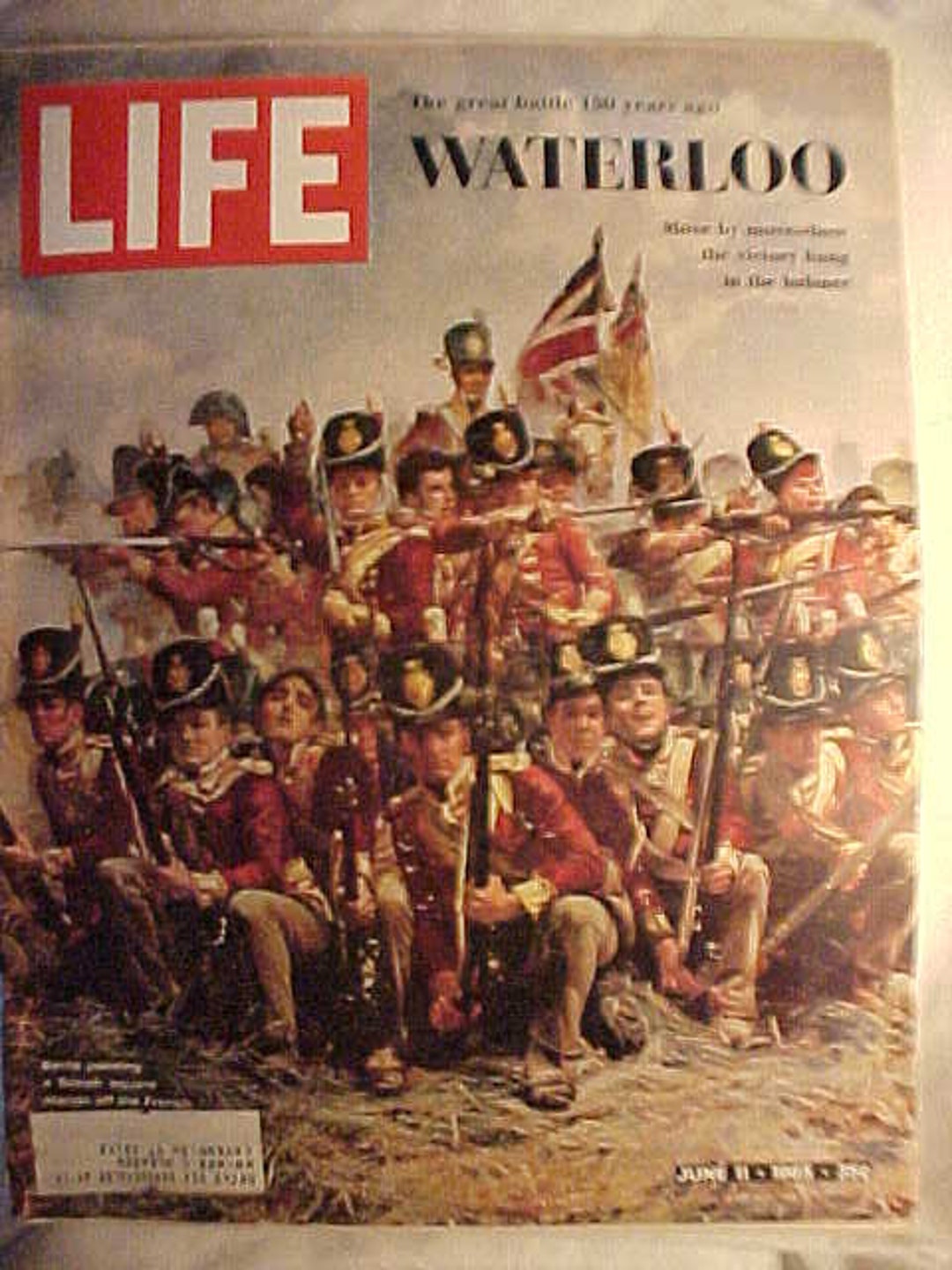 June 11, 1965 LIFE Magazine With Battle of Waterloo on the Cover Has ...