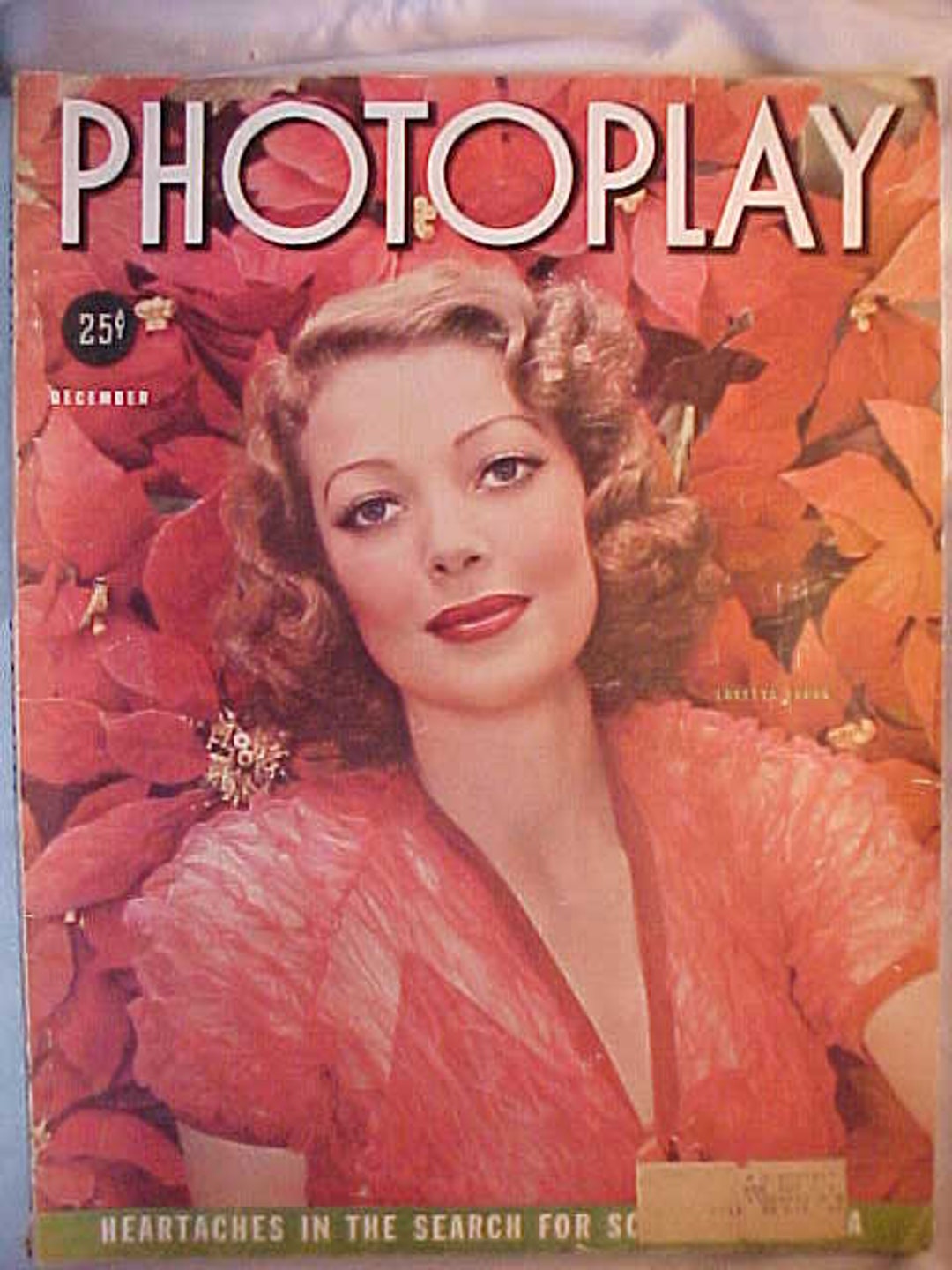 December 1937 Photoplay Celebrity Magazine With Loretta Young on the ...