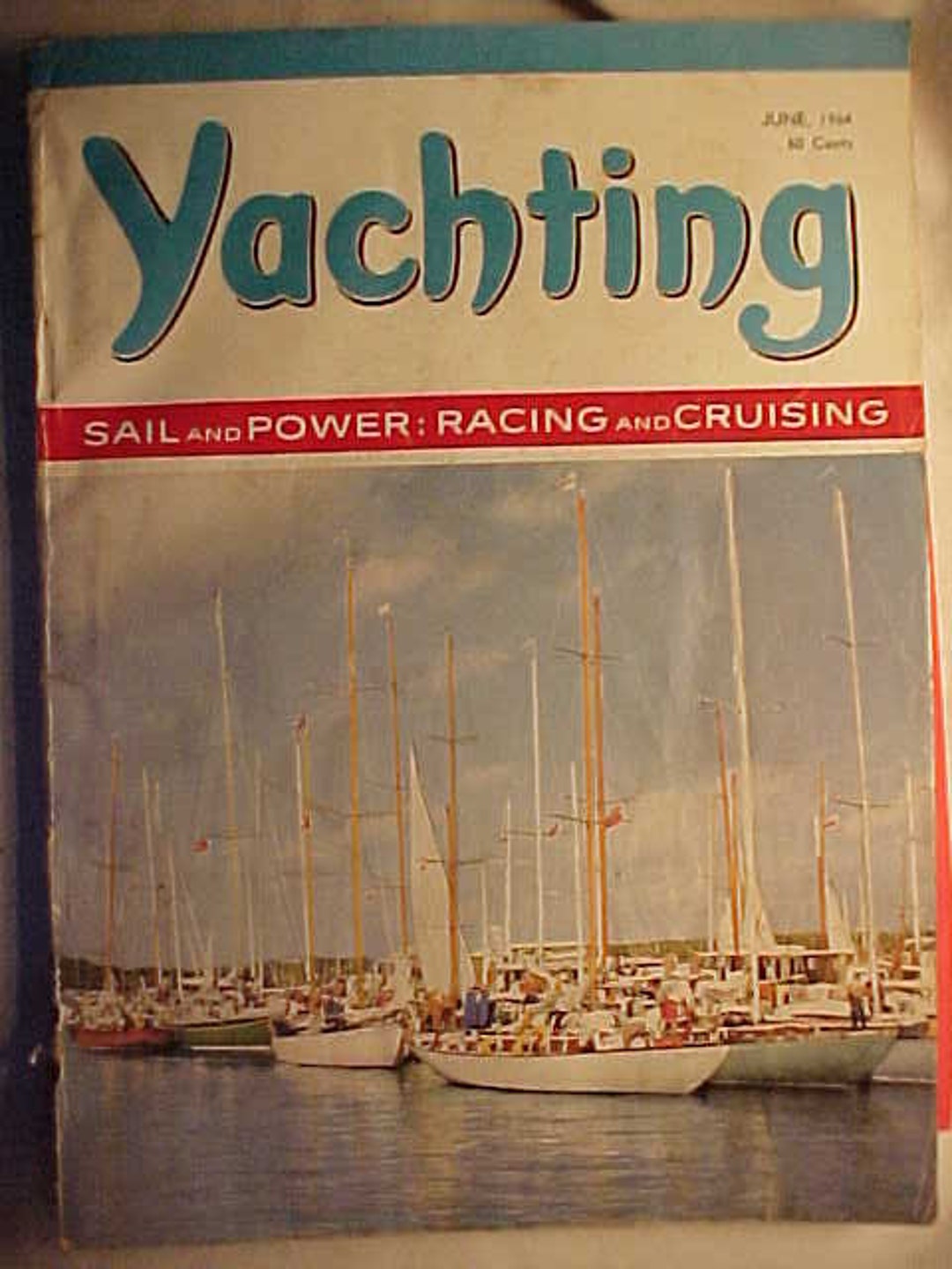 June 1964 Yachting Sail and Power Boating Magazine With Cover Art by ...
