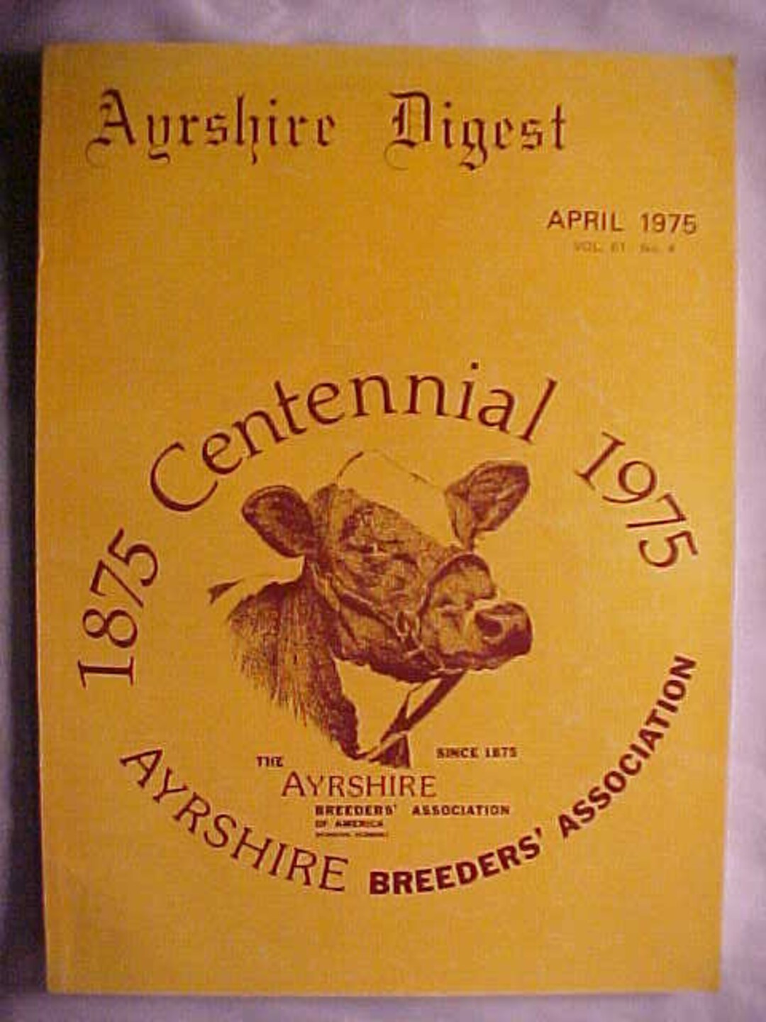 April 1975 the Ayrshire Digest Magazine the Ayrshire Breeders ...