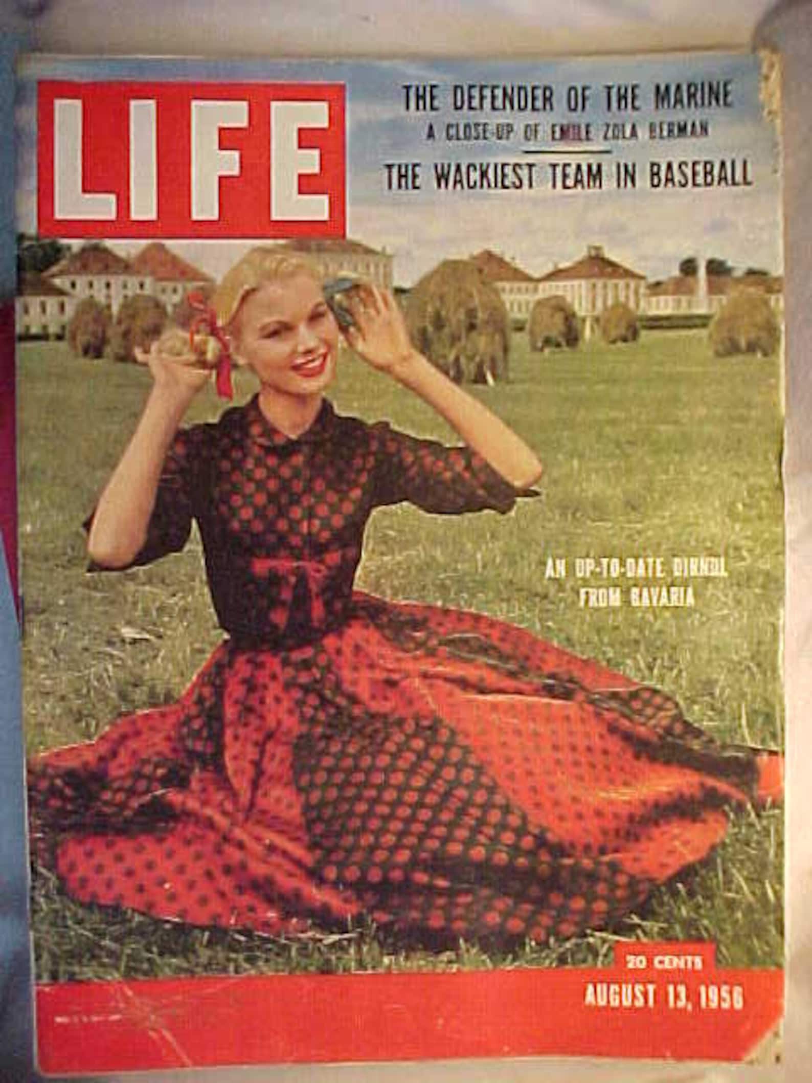 August 13, 1956 LIFE Magazine With Schloss Nymphenburg on the Cover Has ...