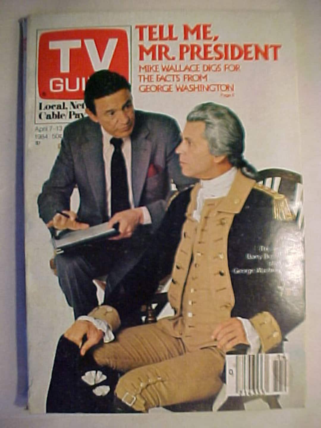 April 7-13 1984 TV Guide Magazine With Barry Bostwick as George ...