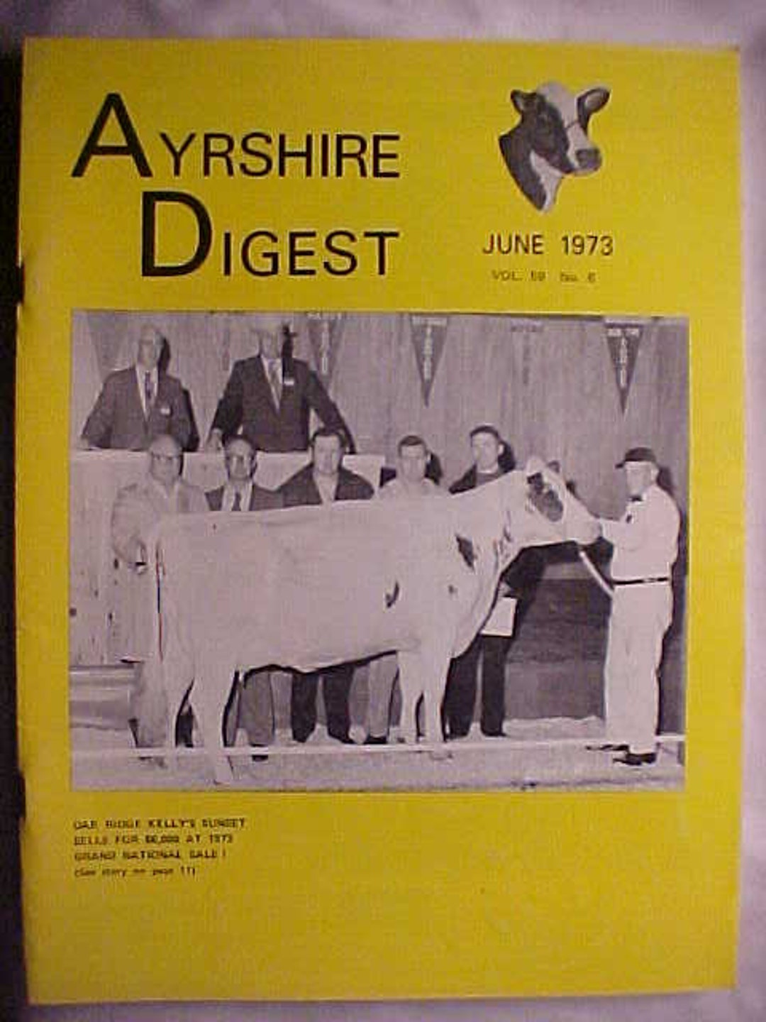 June 1973 the Ayrshire Digest Magazine the Ayrshire Breeders ...