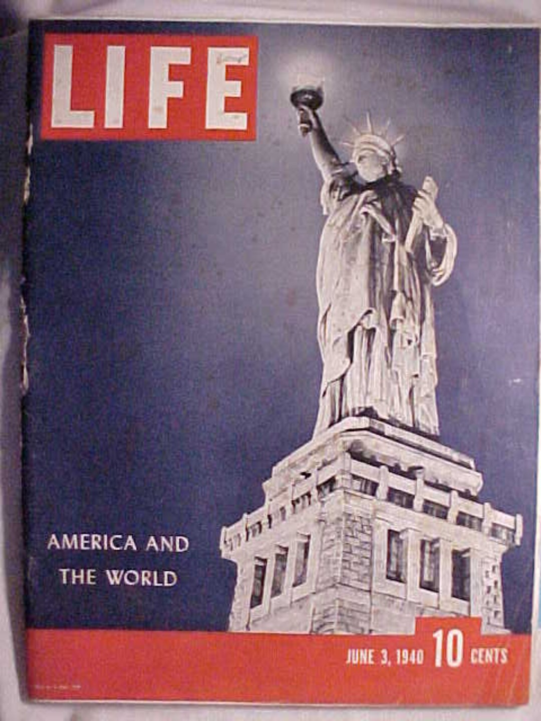 June 3, 1940 LIFE Magazine With Statue of Liberty on the Cover Has 120 ...
