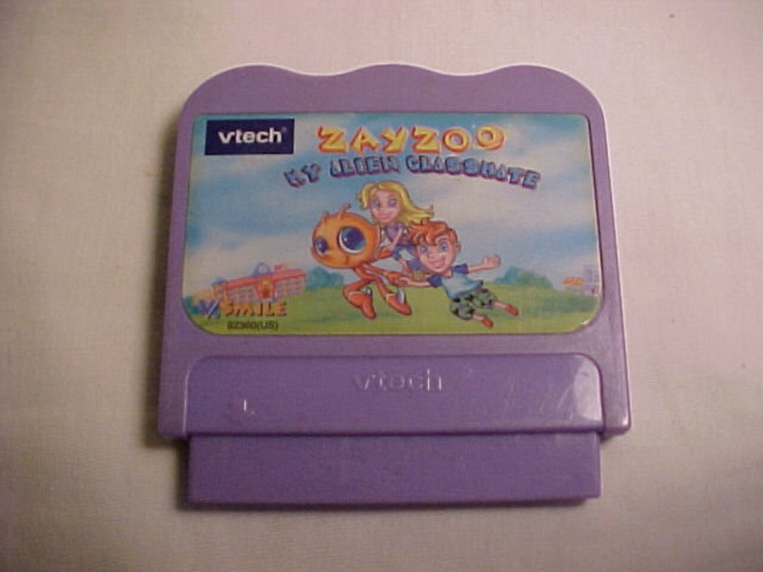 Vintage Vtech Zayzoo by Alien Classmate Video Game System Cartridge ...