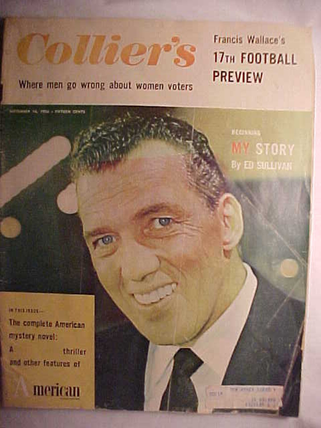 September 14, 1956 Collier's the National Weekly Magazine With Ed ...