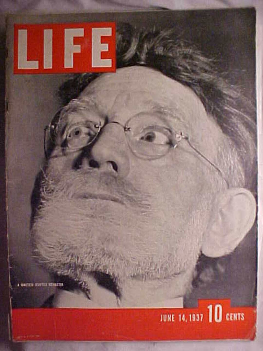 June 14 1937 LIFE Magazine With Senator James Hamilton Lewis on the ...