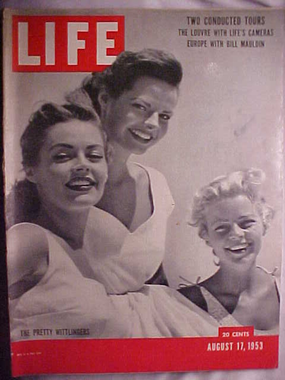August 17, 1953 LIFE Magazine With Pretty Wittlingers on the Cover Has ...