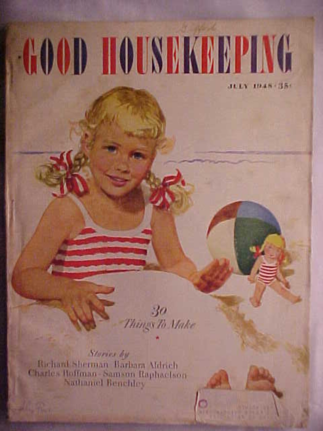 July 1948 Good Housekeeping Magazine With Cover by Alex Ross, Has 242 ...