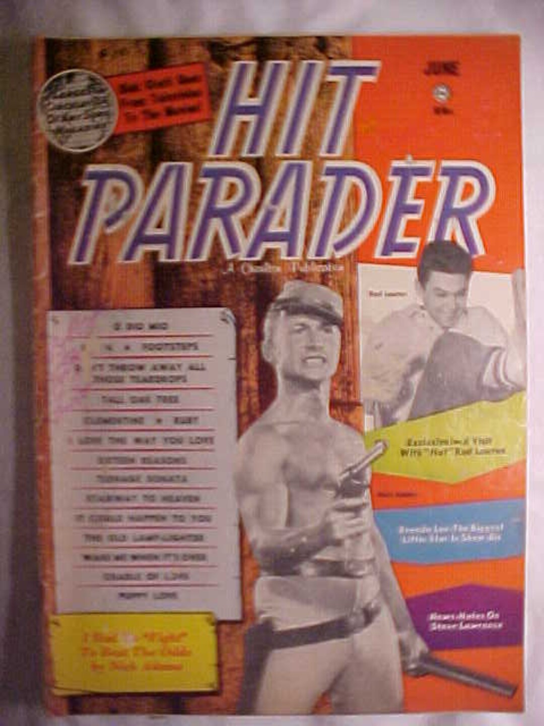 June 1960 Hit Parader Music Song & Band Hits Magazine With Nick Adams ...