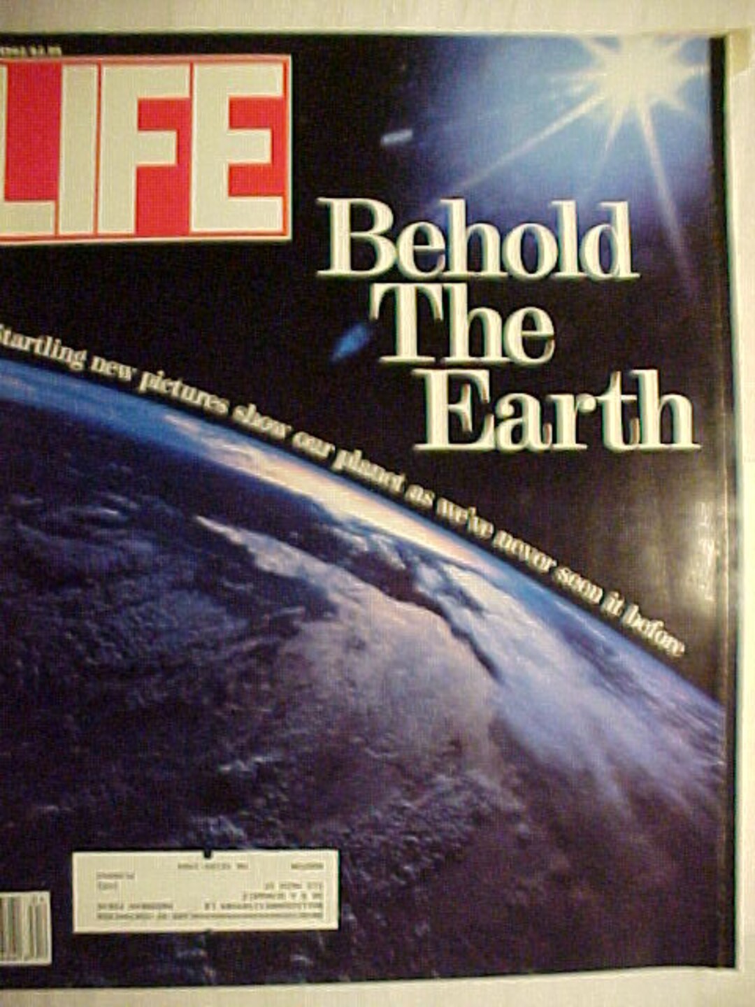 April 1992 LIFE Magazine With Behold the Earth on the Cover Has 90 ...