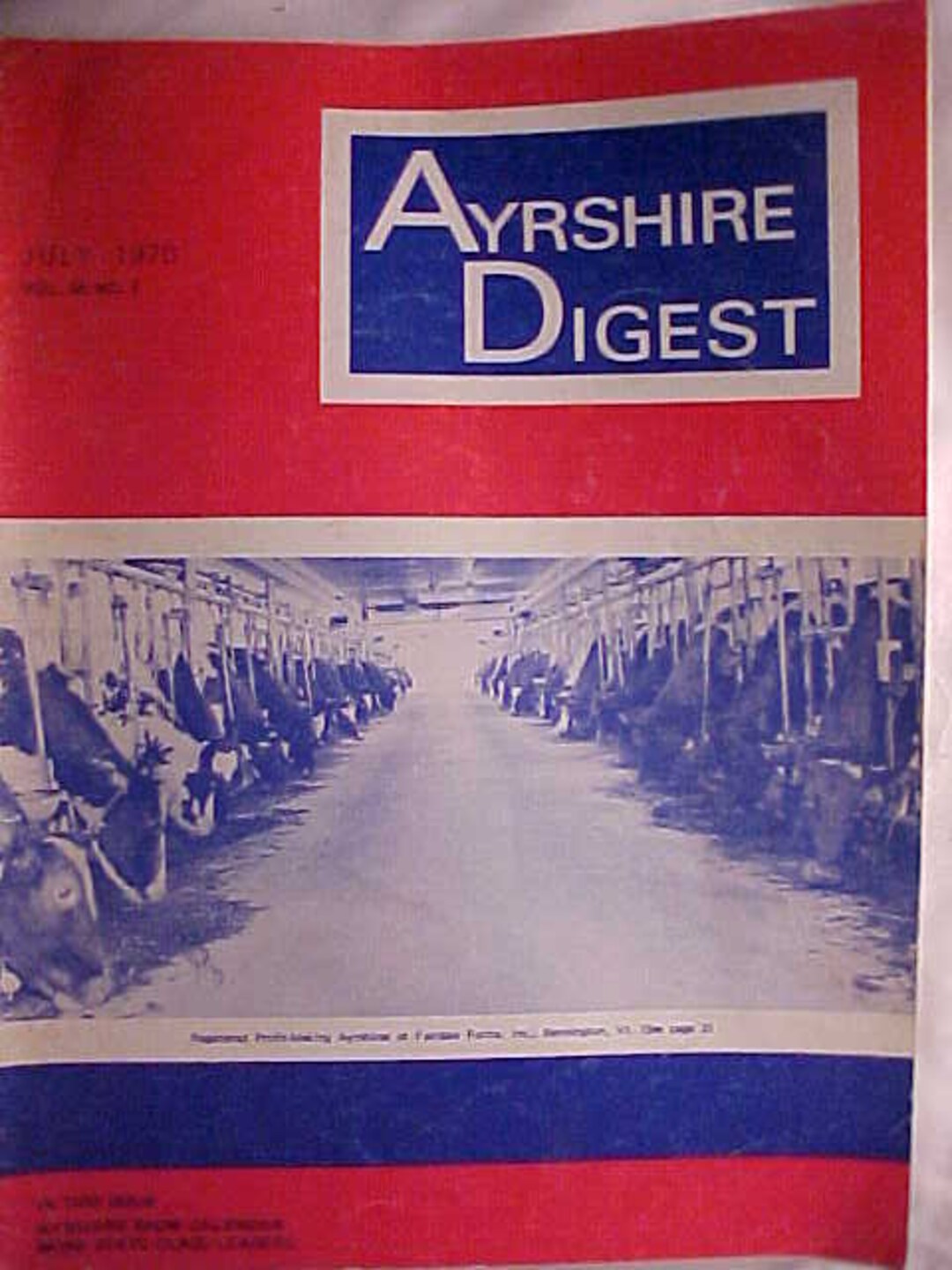 July 1970 the Ayrshire Digest Magazine the Ayrshire Breeders ...
