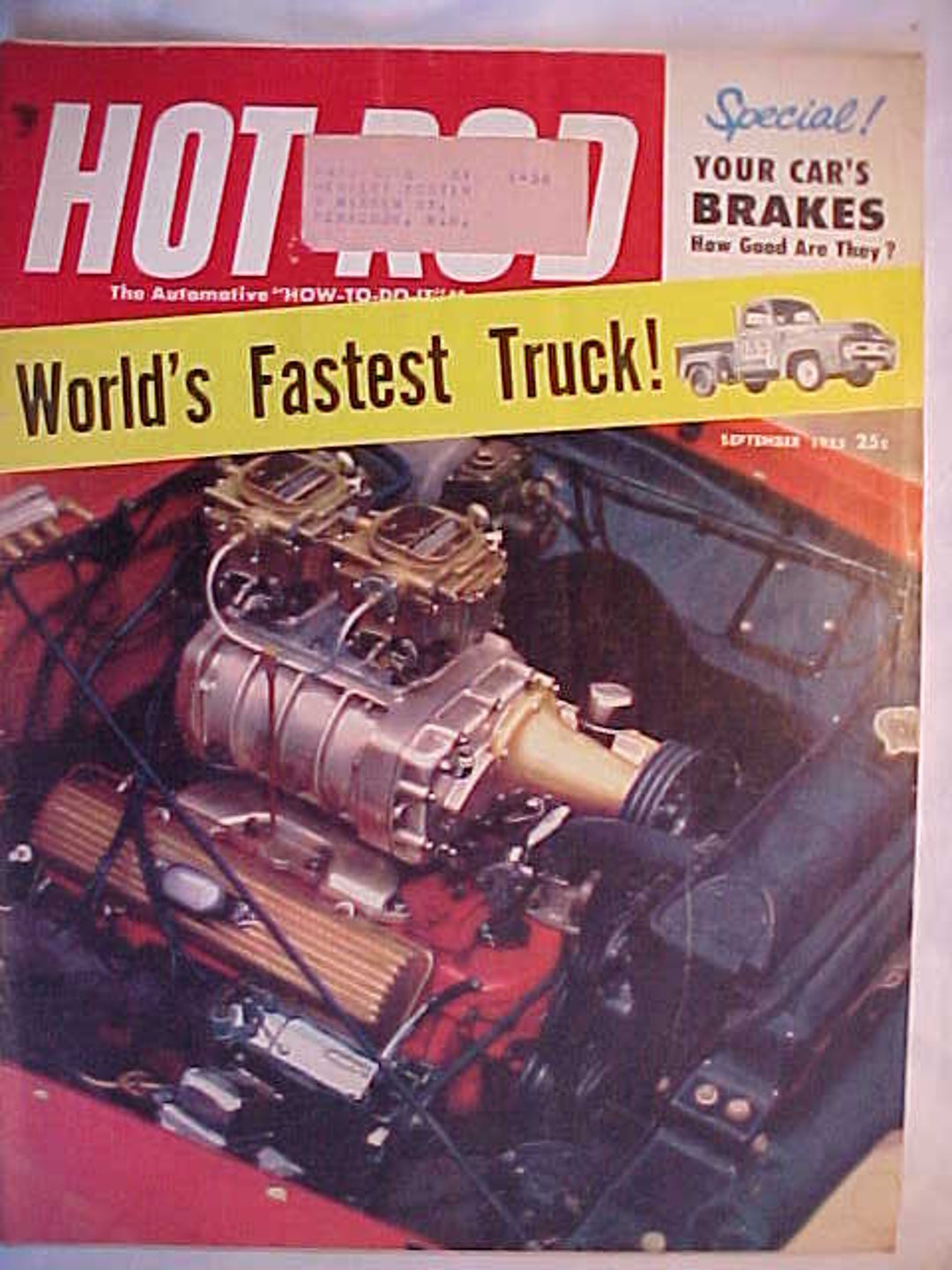 September 1955 Hot Rod Magazine Has 66 Pages of Ads and Articles ...