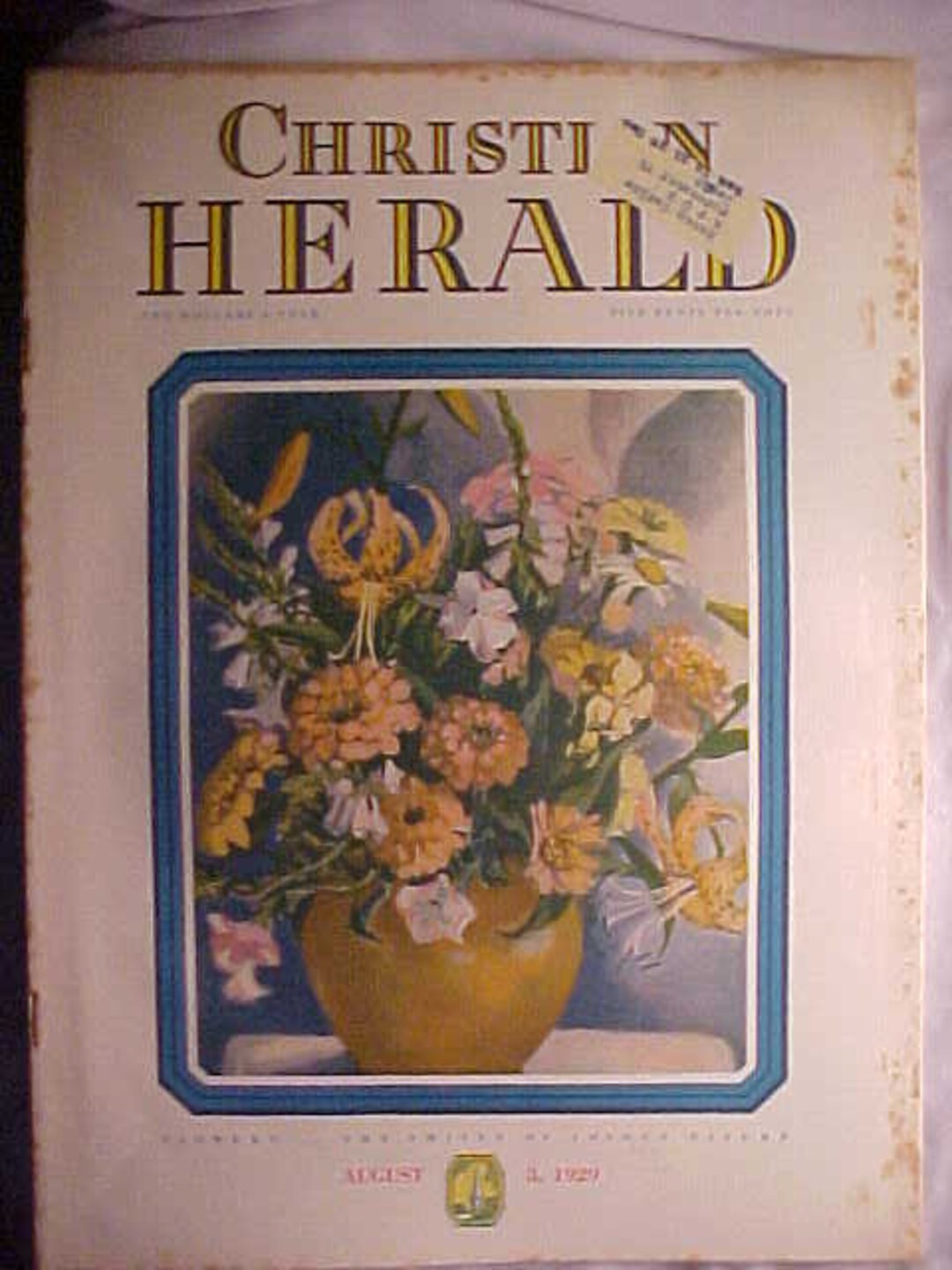 August 3,1929 Christian Herald a Weekly Illustrated Magazine for the ...