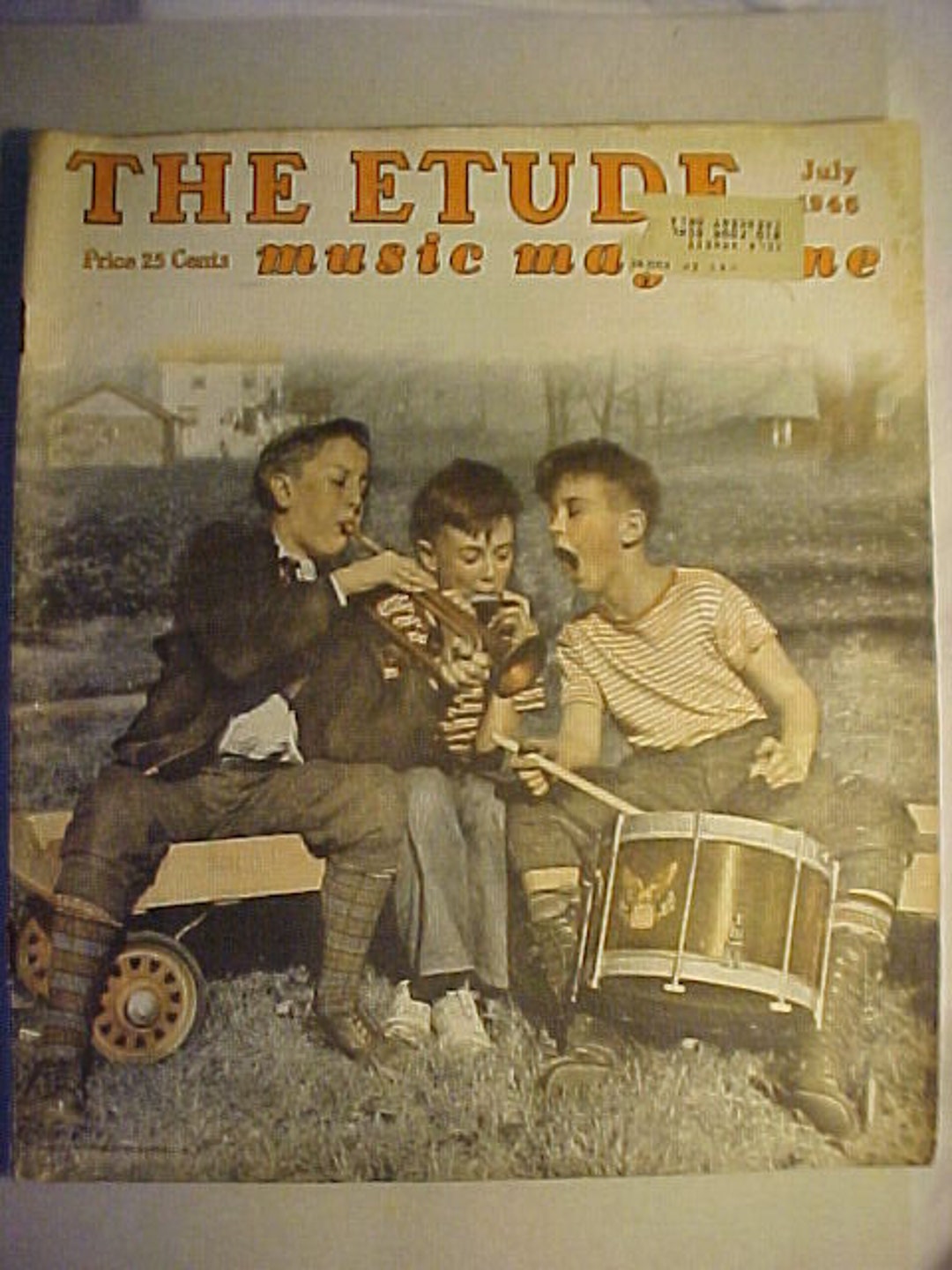 July 1946 the Etude Music Musical Magazine With Nice Cover Art ...