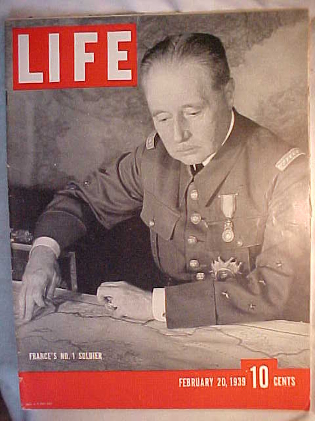 February 20, 1939 LIFE Magazine WWII French Officer General Marie ...