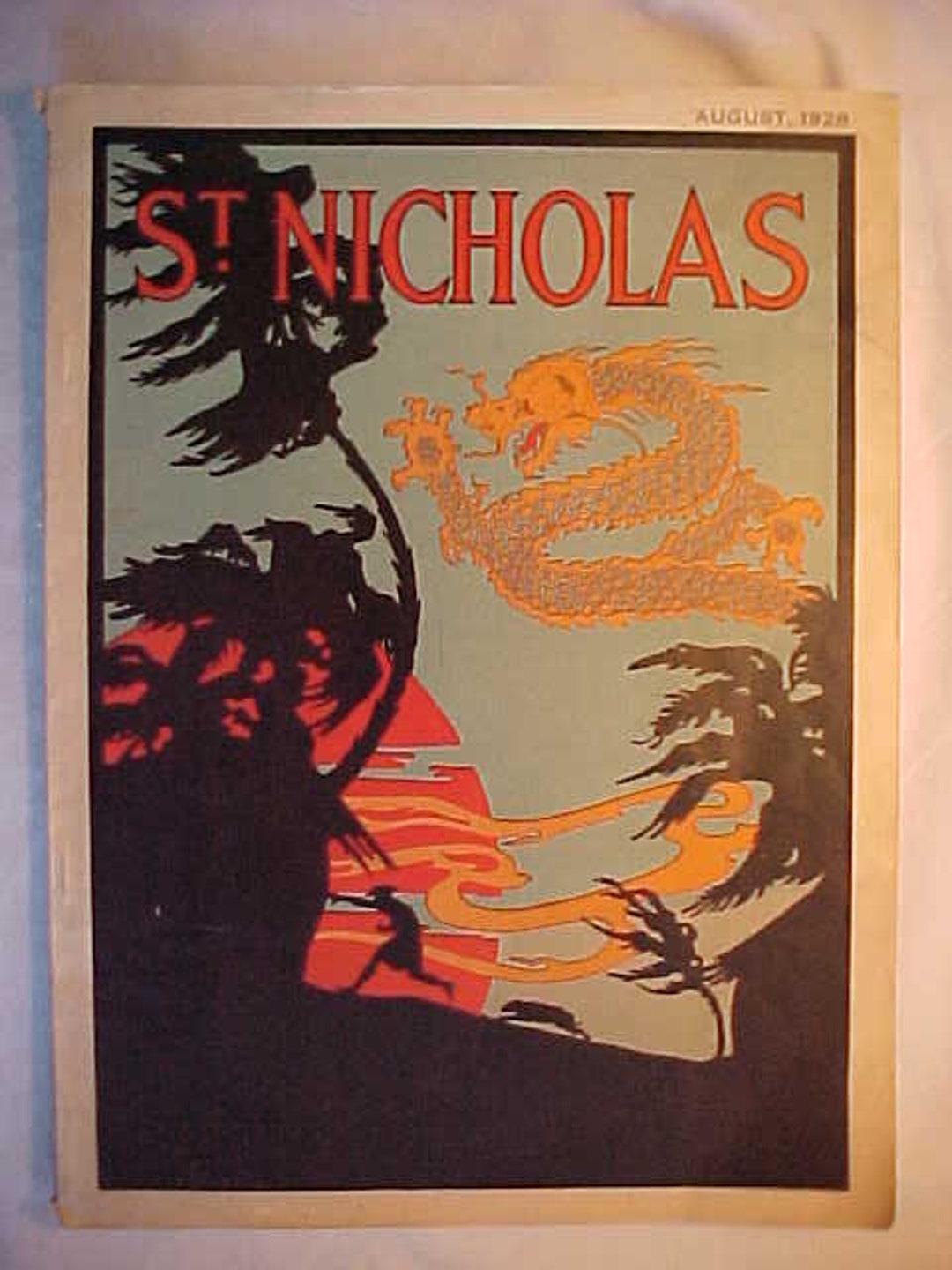 August 1928 St. Nicholas Magazine for Boys and Girls With Cover Art by ...