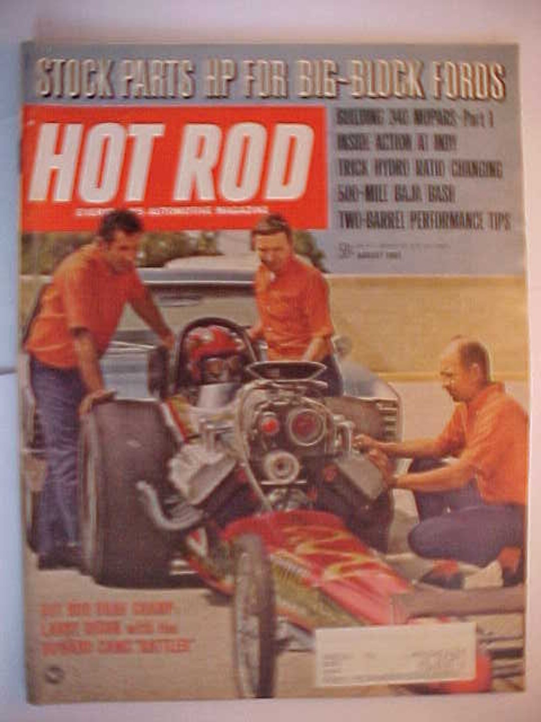 August 1969 Hot Rod Magazine Has 164 Pages of Ads and Articles With ...