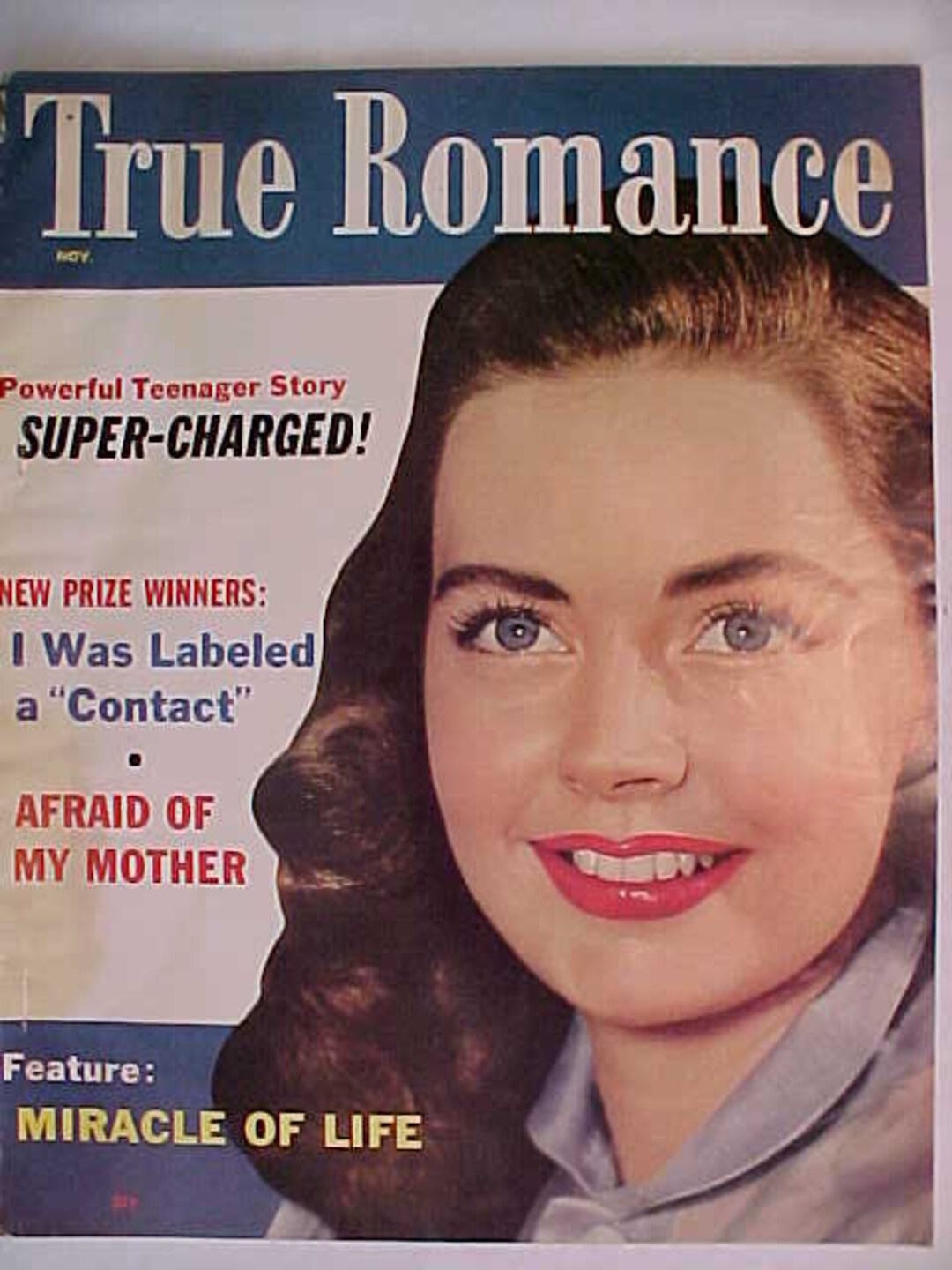 November 1954 True Romance Magazine With Cover Art by Randolph De-long ...