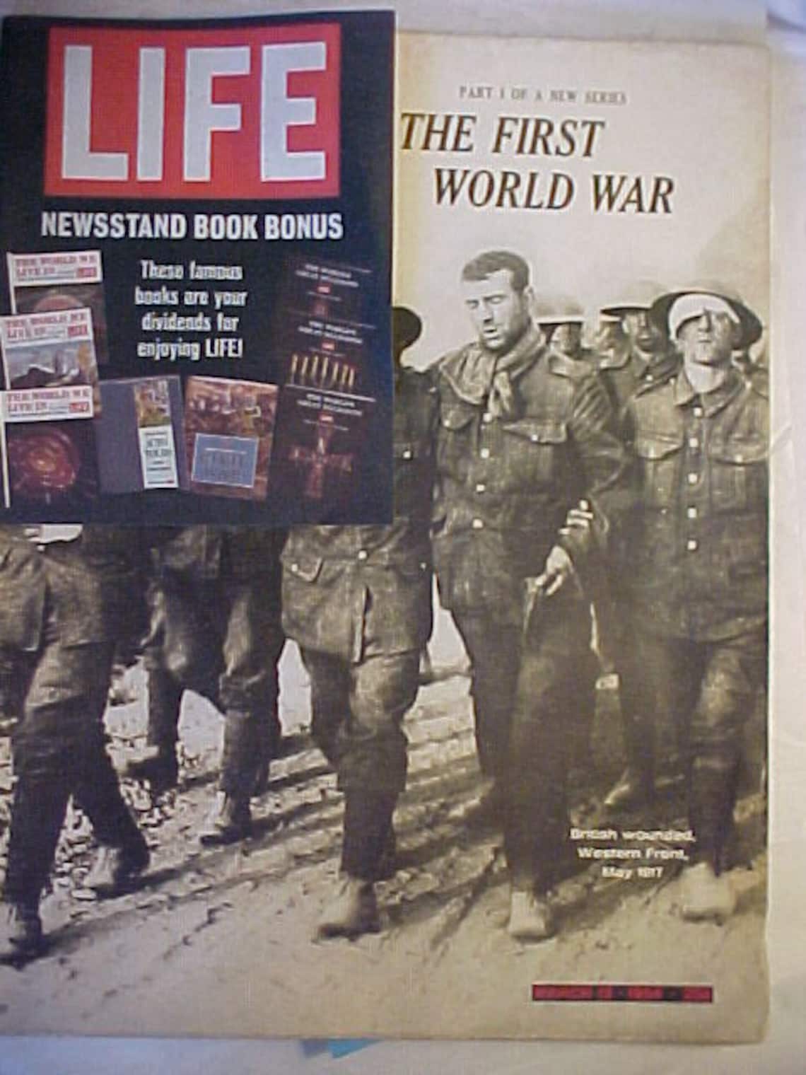 March 13, 1964 LIFE Magazine With British Wounded WWI Soldiers on the ...
