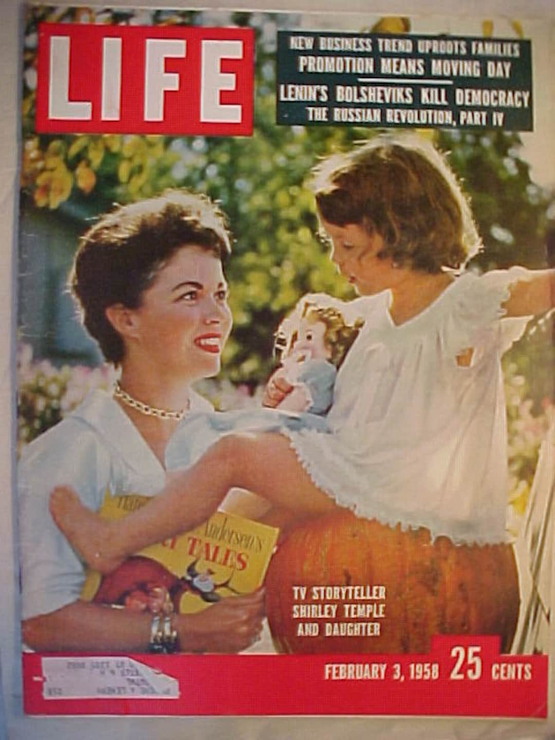 February 3, 1958 LIFE Magazine With Shirley Temple and Daughter on the ...