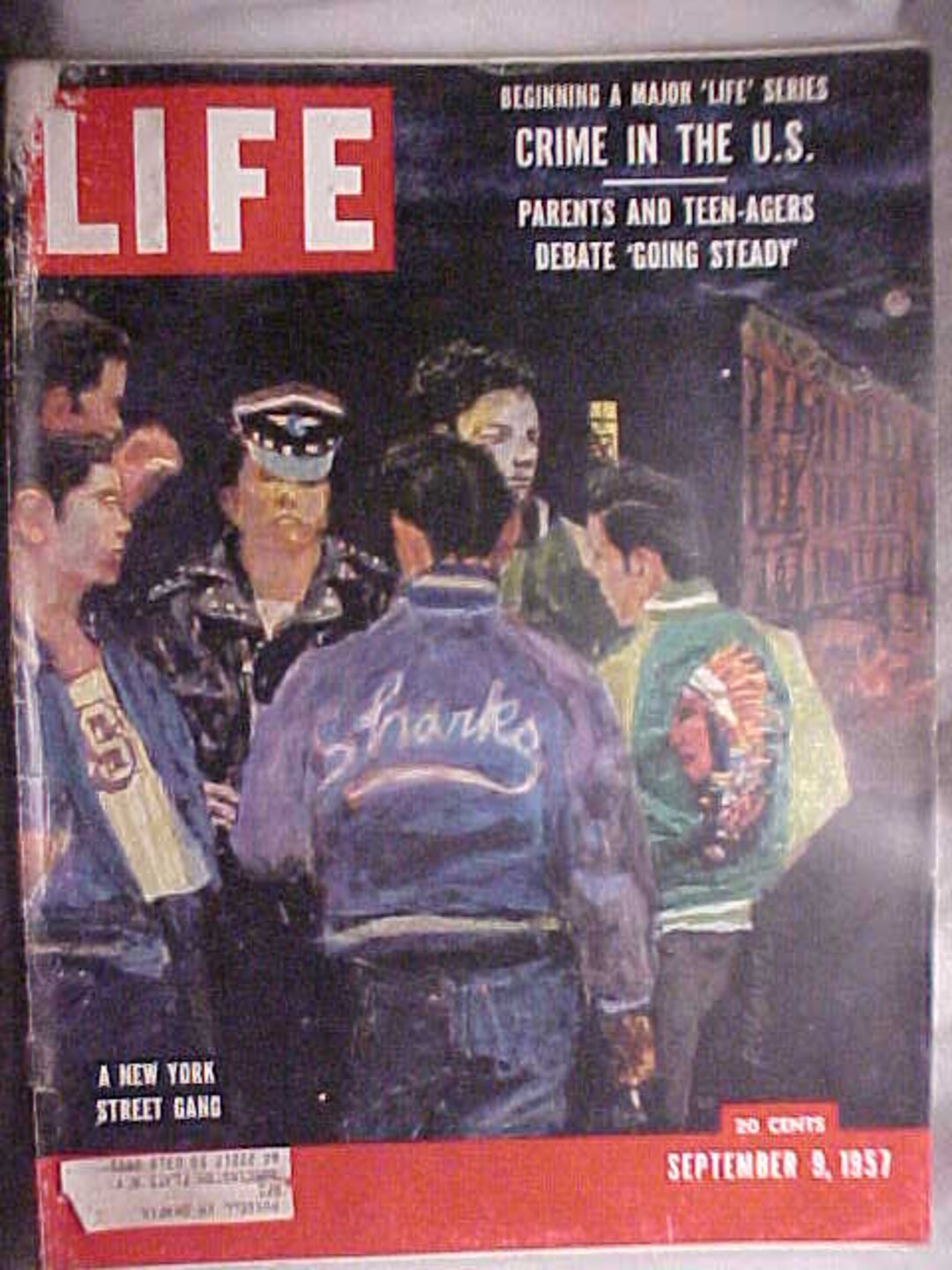 September 9, 1957 LIFE Magazine With New York Street Gang on the Cover ...