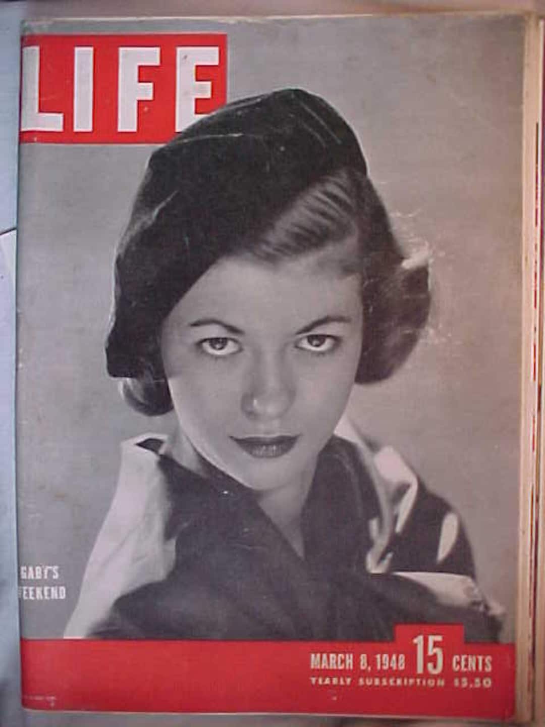 March 8, 1948 LIFE Magazine With Gaby Bouche on the Cover Has 152 Pages ...