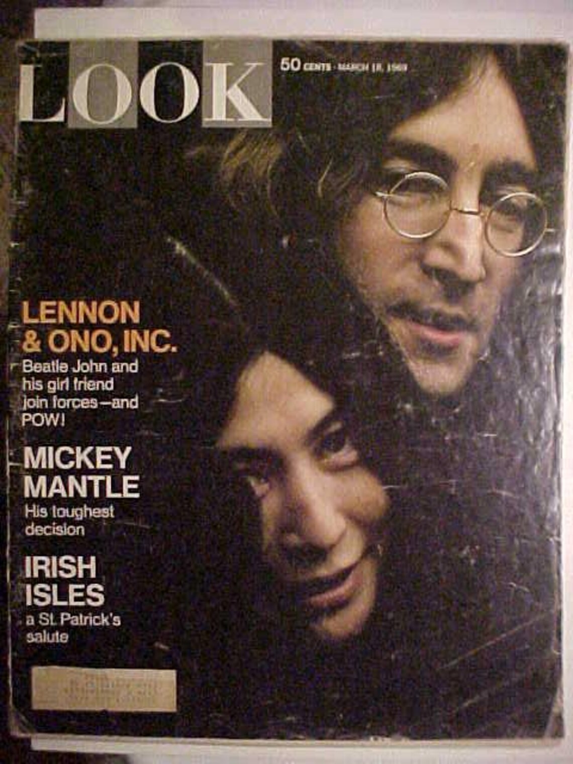 March 18, 1969 LOOK Magazine With the Beatles John Lennon & Ono on the ...