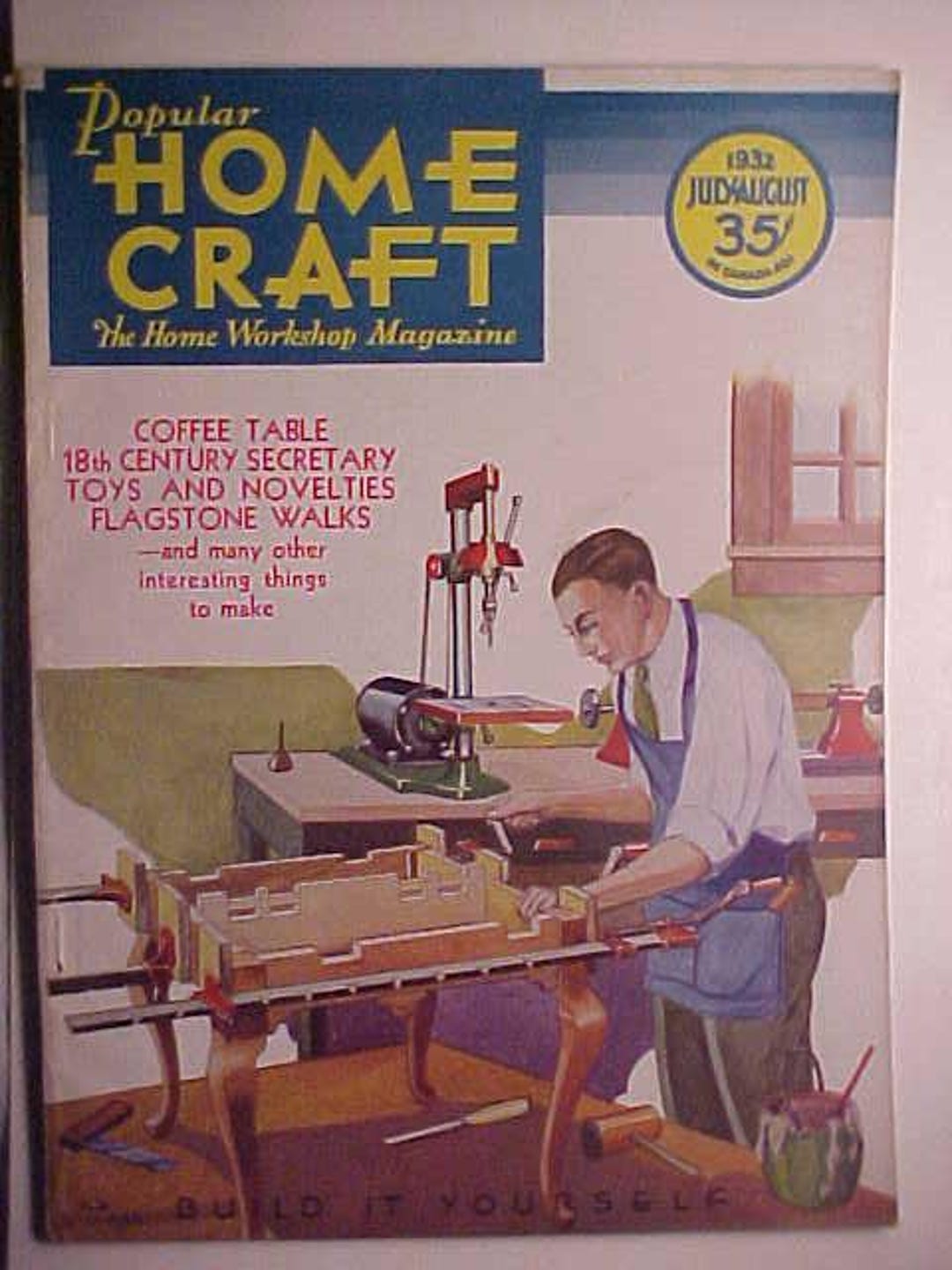 July August 1932 Popular Home Craft Magazine, Has 80+ Pages of Ads ...