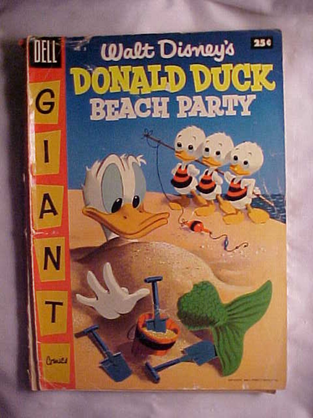 1955 Walt Disney's Donald Duck Beach Party No. 2 Golden Age Comic Book ...