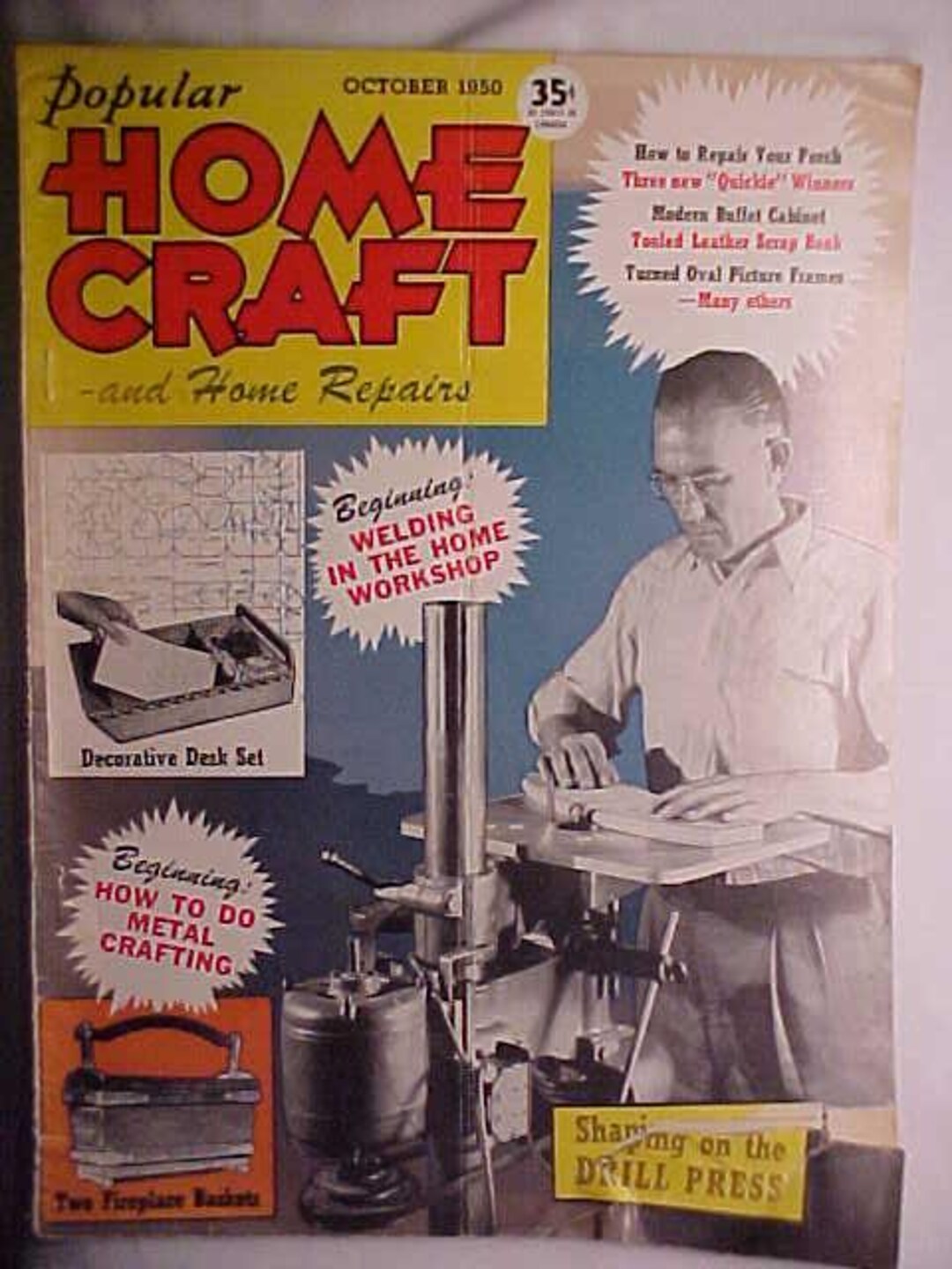 October 1950 Popular Home Craft Magazine, Has 60+ Pages of Ads ...