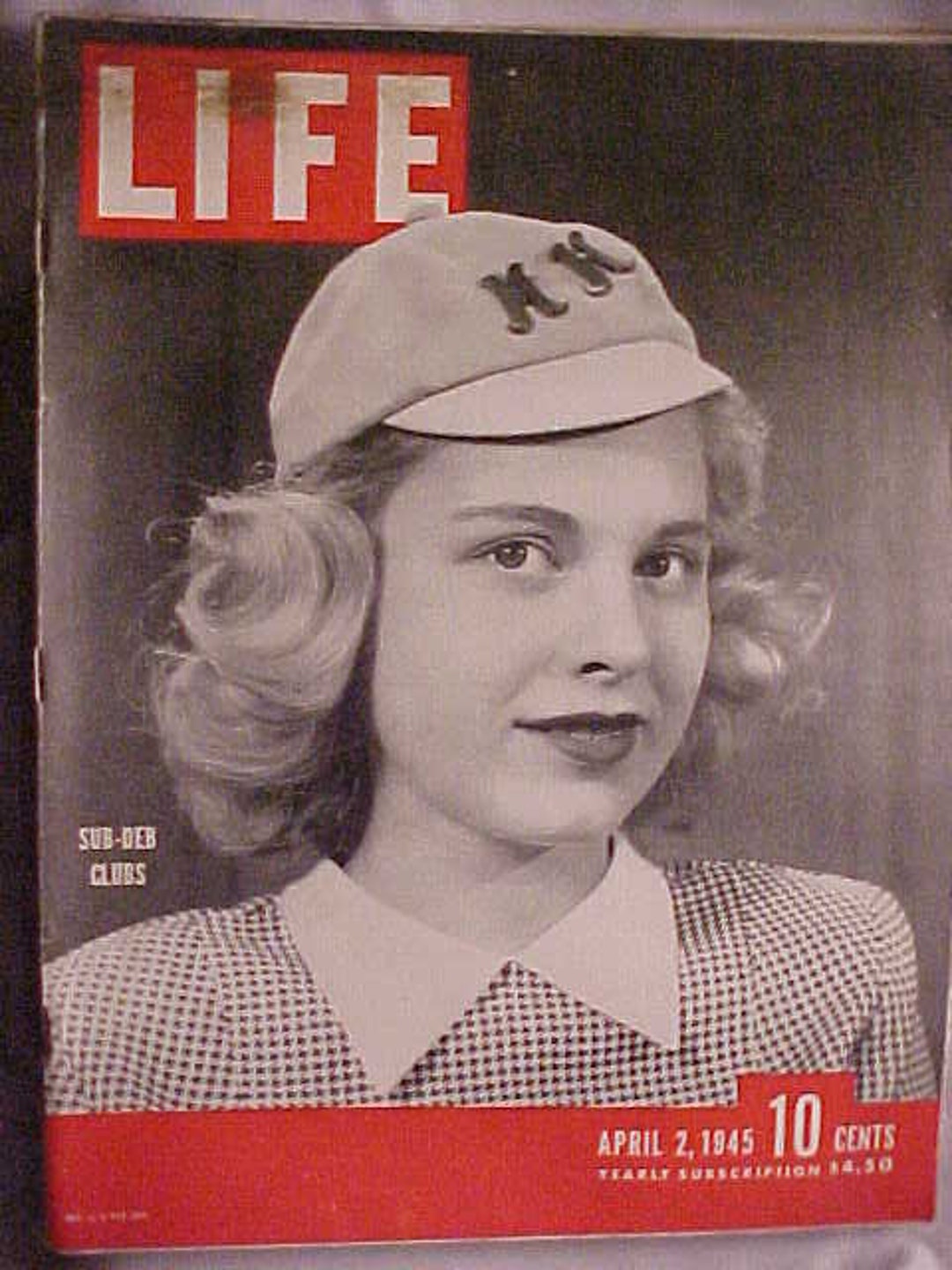 April 2, 1945 LIFE Magazine With Joan Geisendorff From Indianapolis on ...