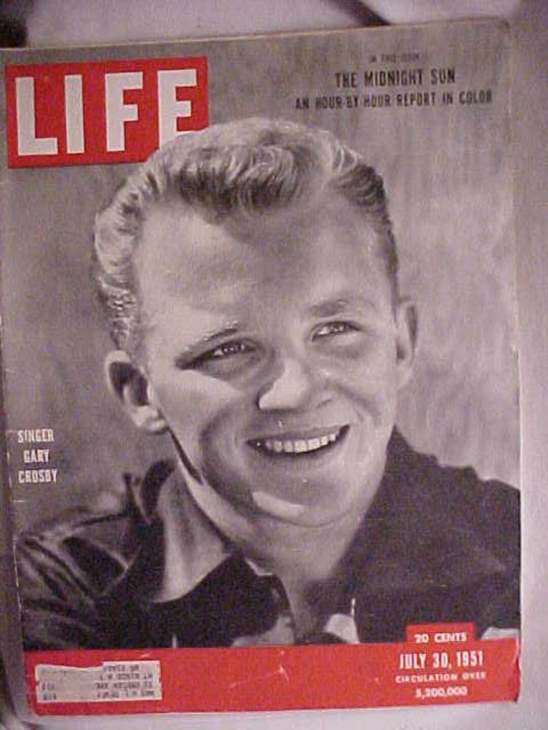 July 30, 1951 LIFE Magazine With Singer Gary Crosby on the Cover Has 90 ...