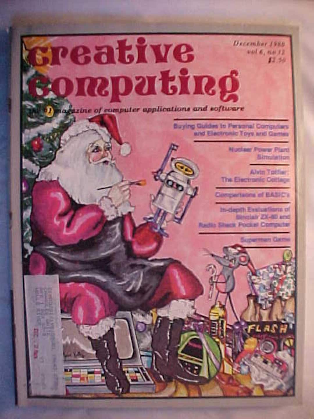 December 1980 Volume 6 Number 12 Creative Computing Magazine With Cover ...