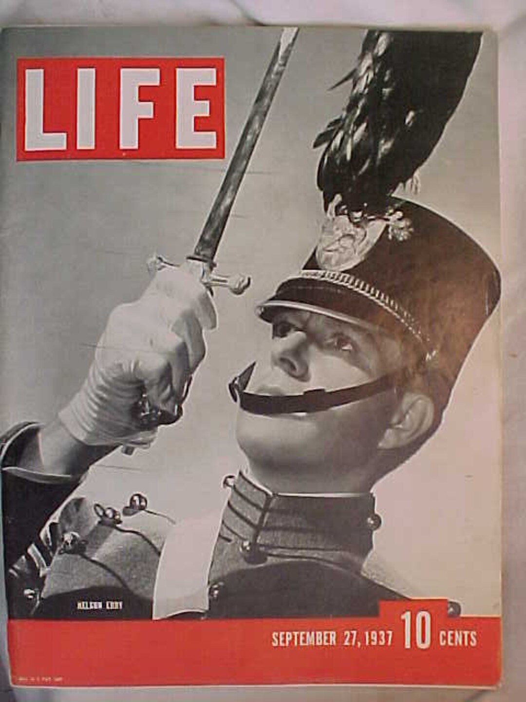September 27, 1937 LIFE Magazine With Nelson Eddy on the Cover by Lazlo ...