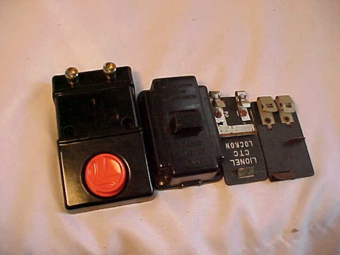 C1950s Lionel Control Switches No. 90 & 364C With Two Track Lockon's ...