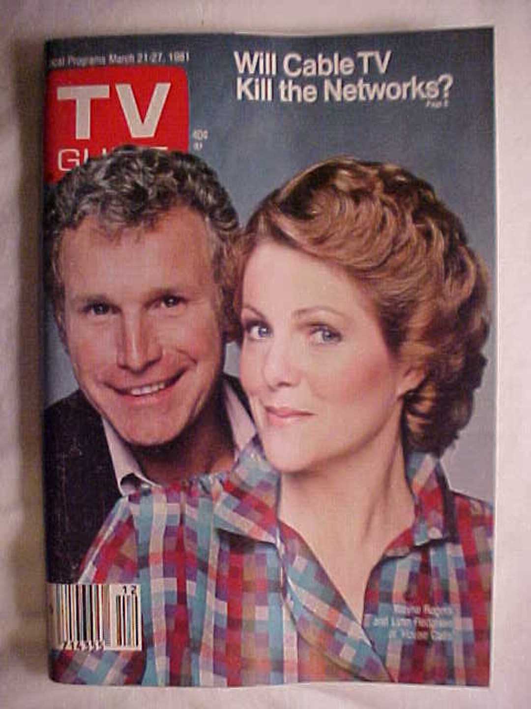 March 21-27 1981 TV Guide Magazine With Wayne Rogers & Lynn Redgrave on ...