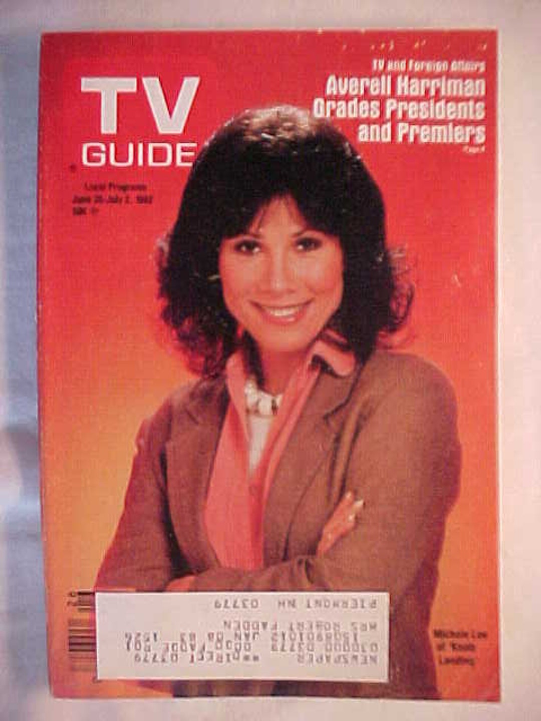 June 26 - July 2 1982 TV Guide Magazine With Michele Lee of Knots ...