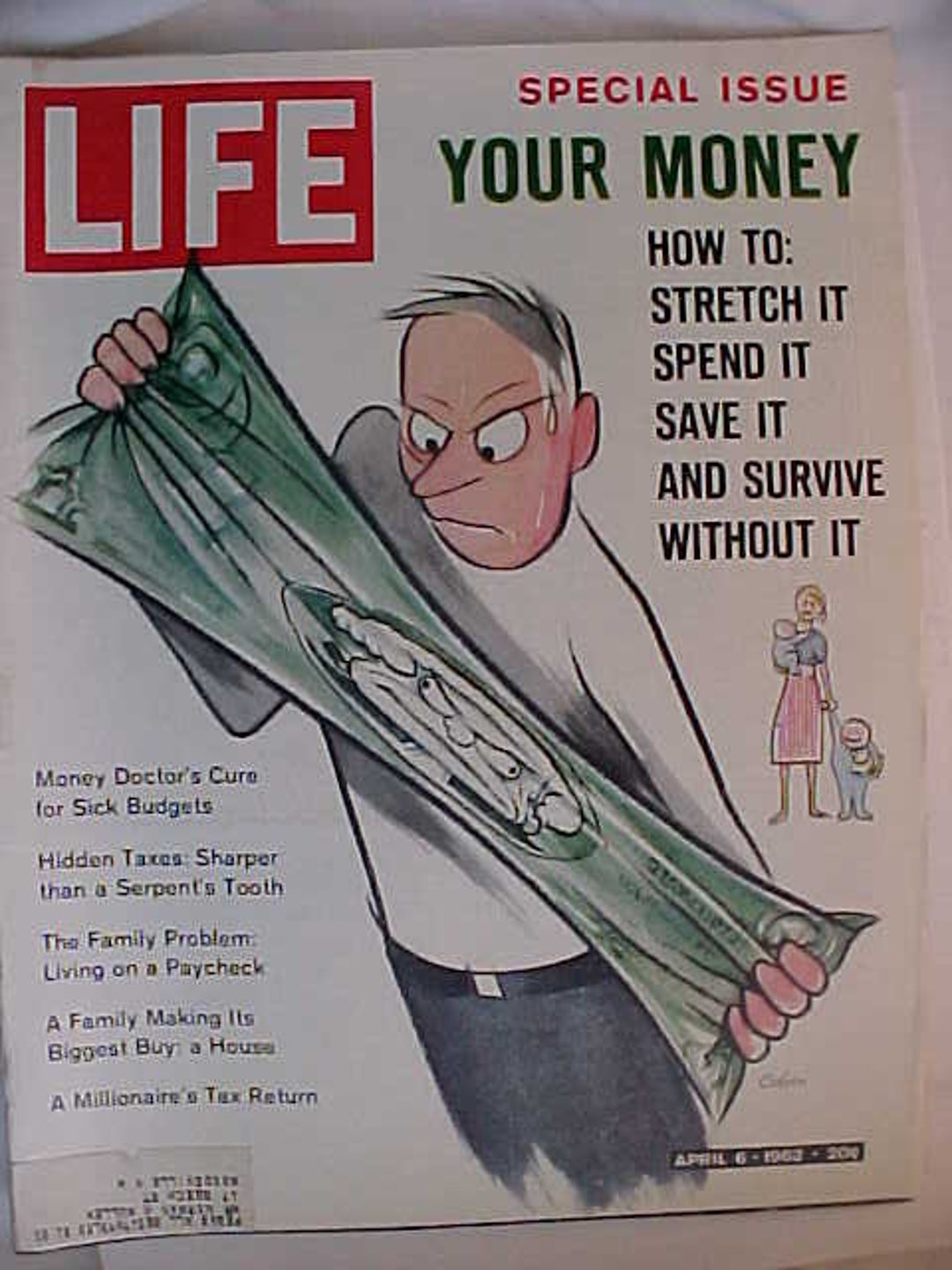 April 6, 1962 LIFE Magazine With Stretch Your Money on the Cover Has ...