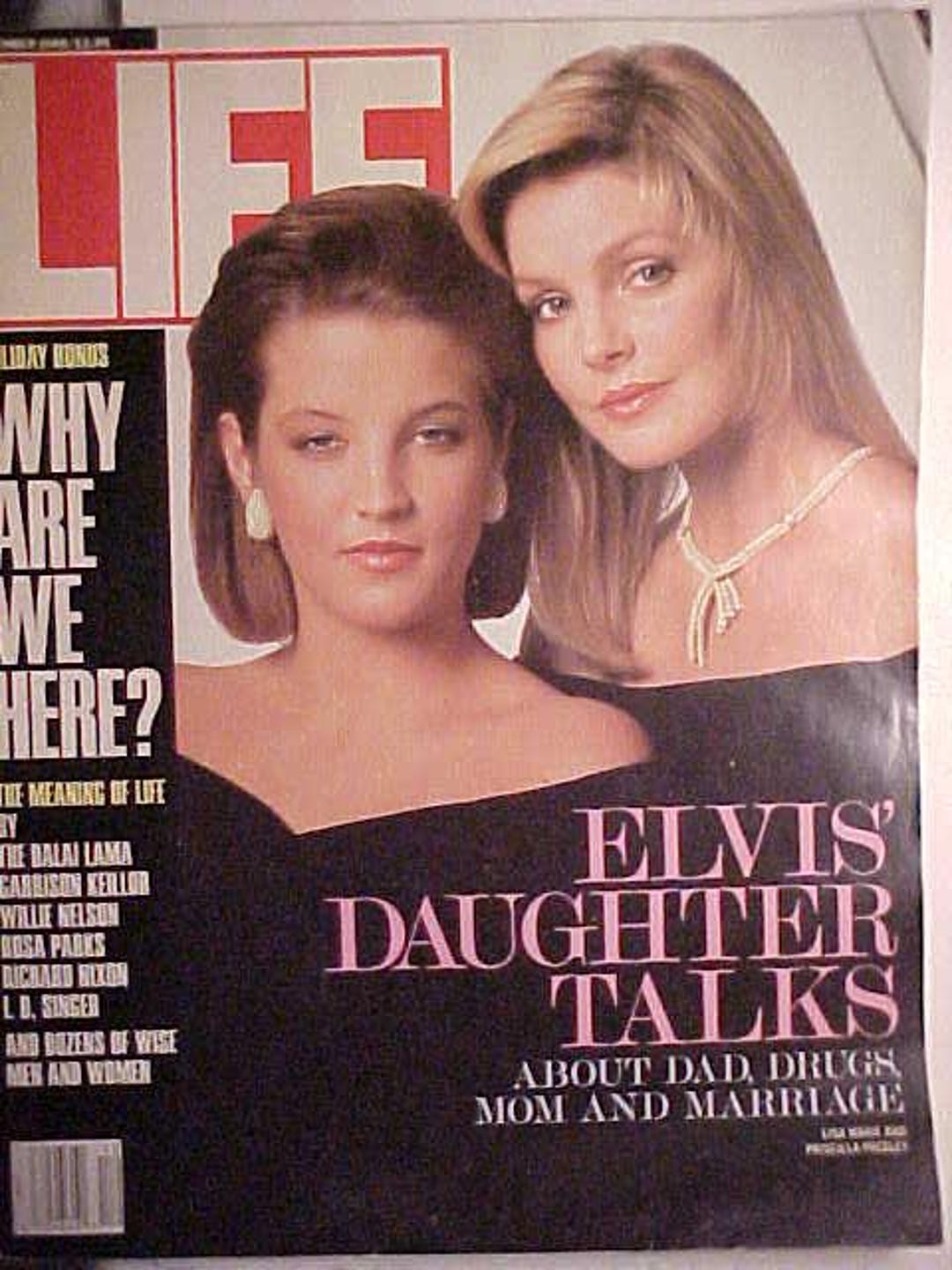 December 1988 LIFE Magazine With Lisa Marie Presley & Priscilla Presley ...