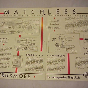 1935 V - 8 Ford Equipt With Truxmore Third Axle Truck Equipment Co ...